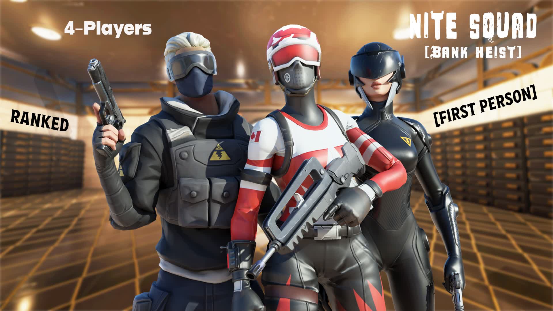 NITE SQUAD [FIRST PERSON🏦] 1500-6333-4436 by yt344567 - Fortnite Creative Map Code - Fortnite.GG