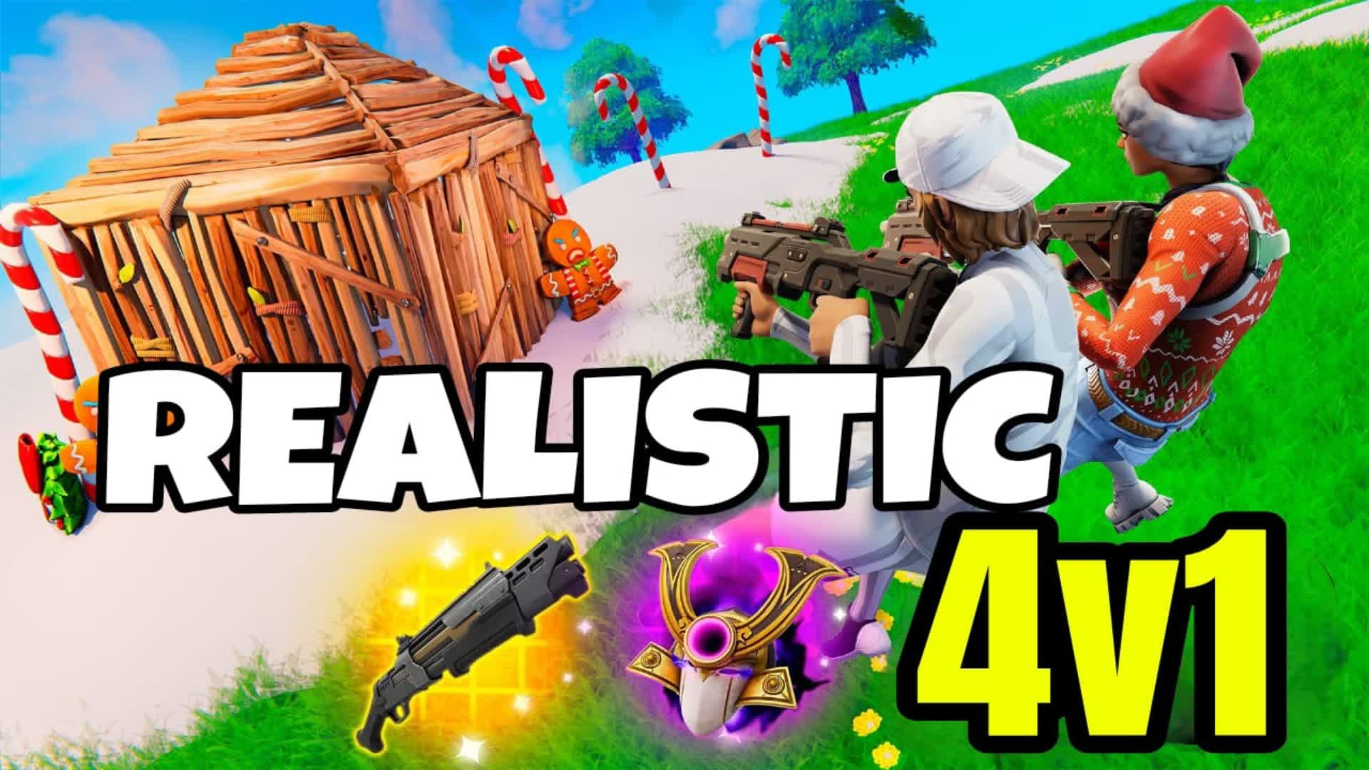 REALISTIC 4V1 7571-2656-8667 by kwai - Fortnite Creative Map Code - Fortnite.GG