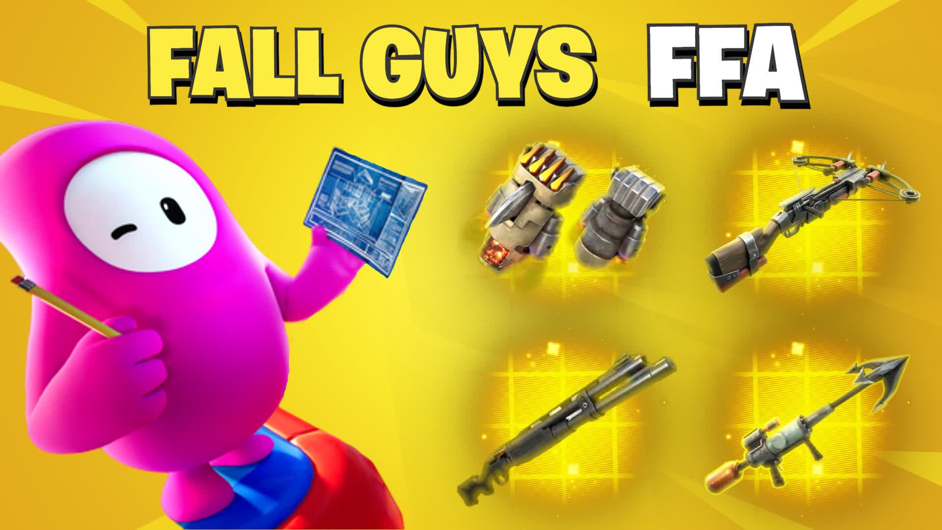 ULTRA FALL GUYS FREE FOR ALL NEW WEAPONS 8572-4522-6647 by el3ktromaps ...