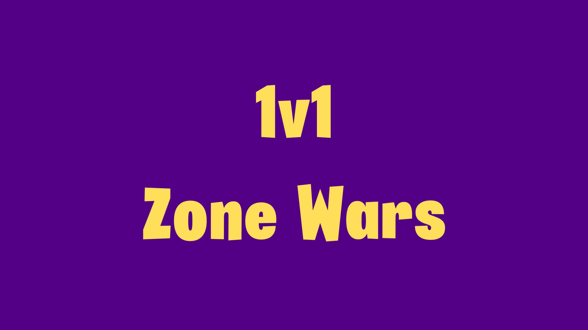 1v1 Zone Wars 5451-6304-6446 par sxrf - Fortnite