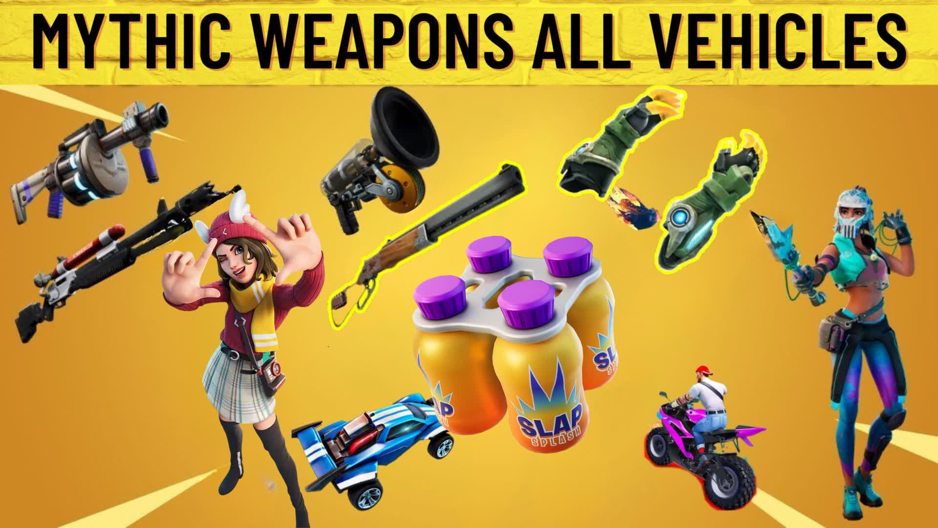 ☠MYTHIC WEAPONS ALL VEHICLES 4914-3652-5379 by adinaelborges - Fortnite ...