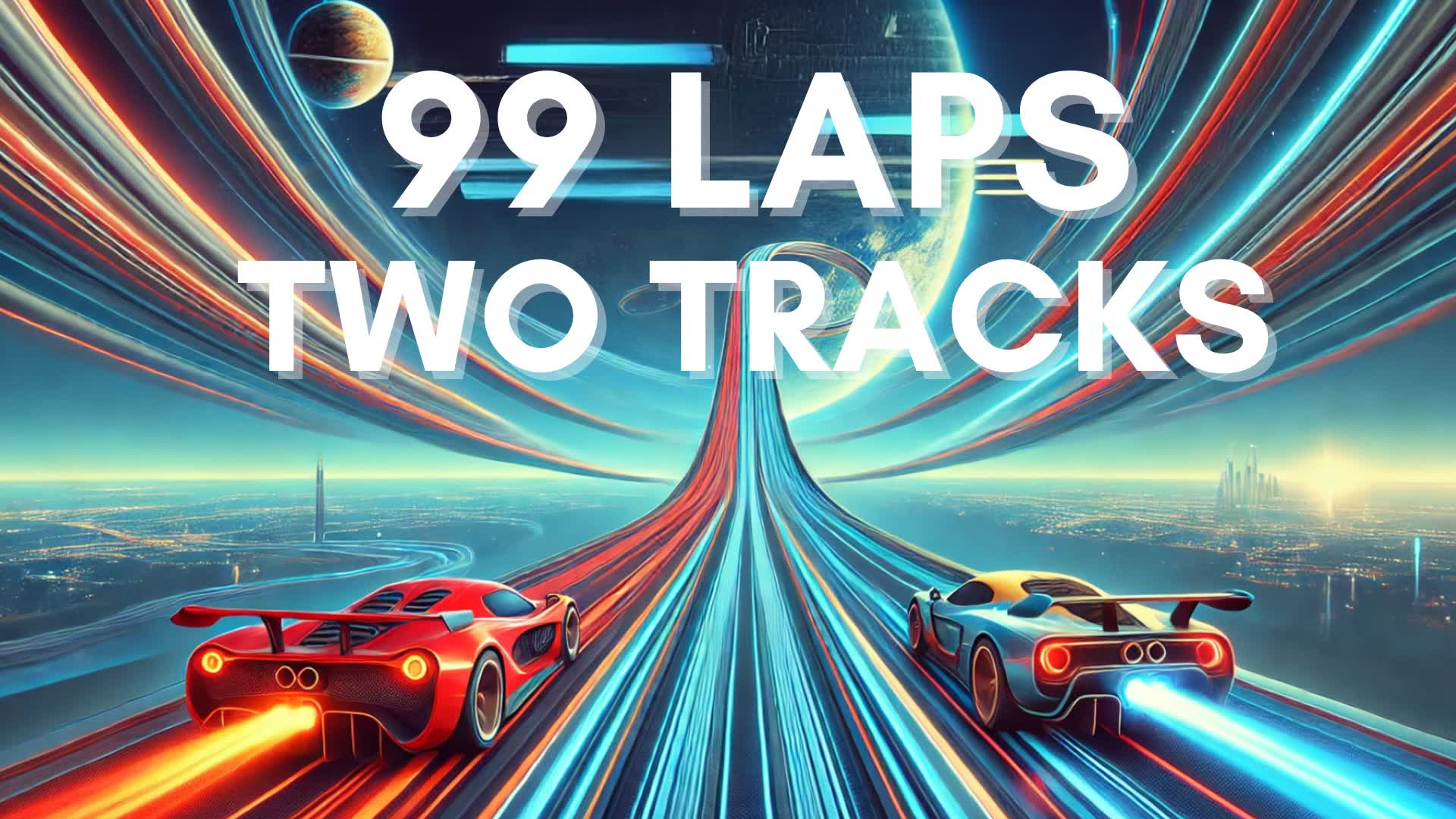 Two Tracks 99 Laps 1284-5766-2196 by cikisti - Fortnite Creative Map ...