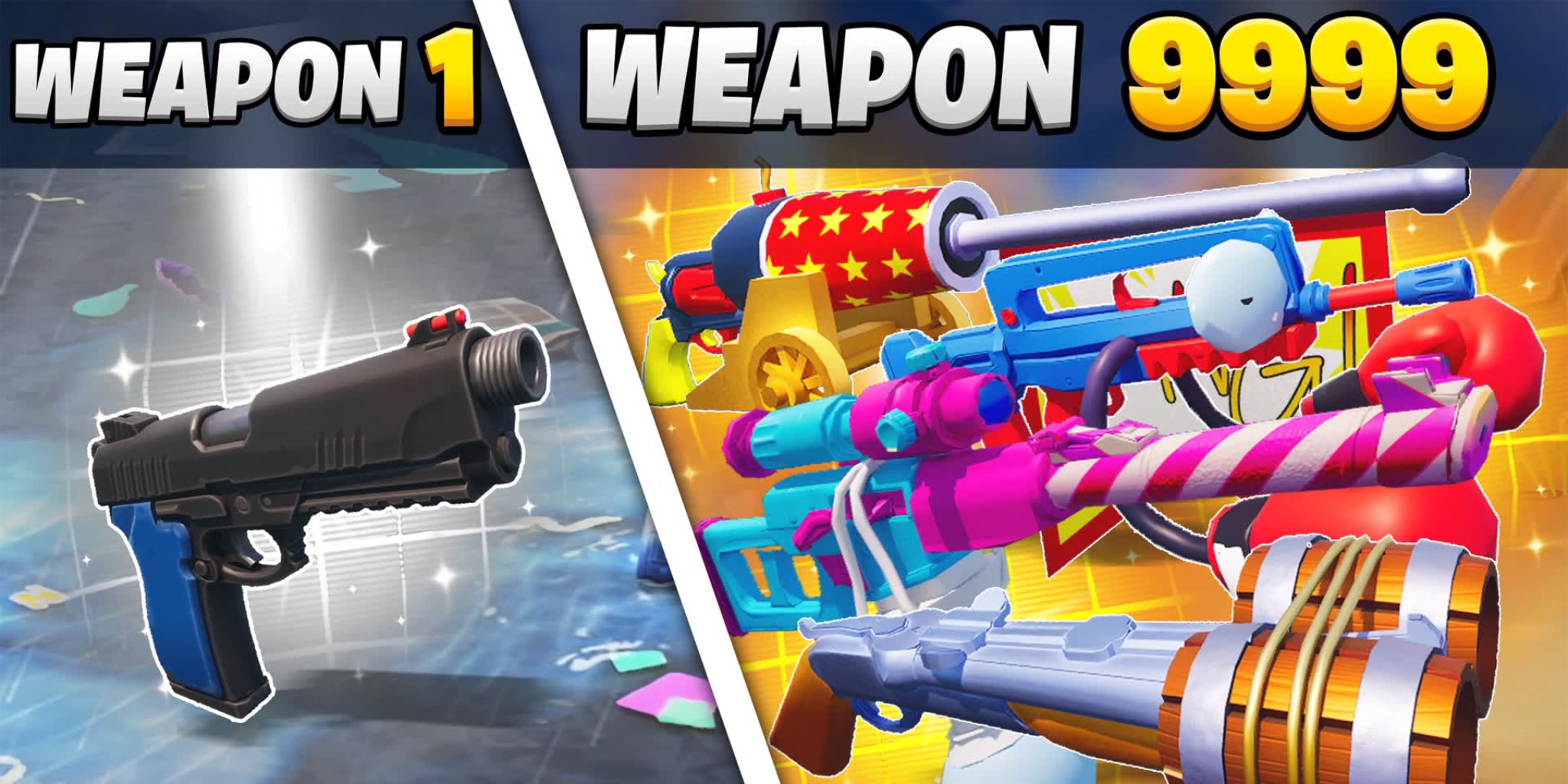 Custom weapons RNG gun game 4095-7597-8736 by ssundee - Fortnite ...