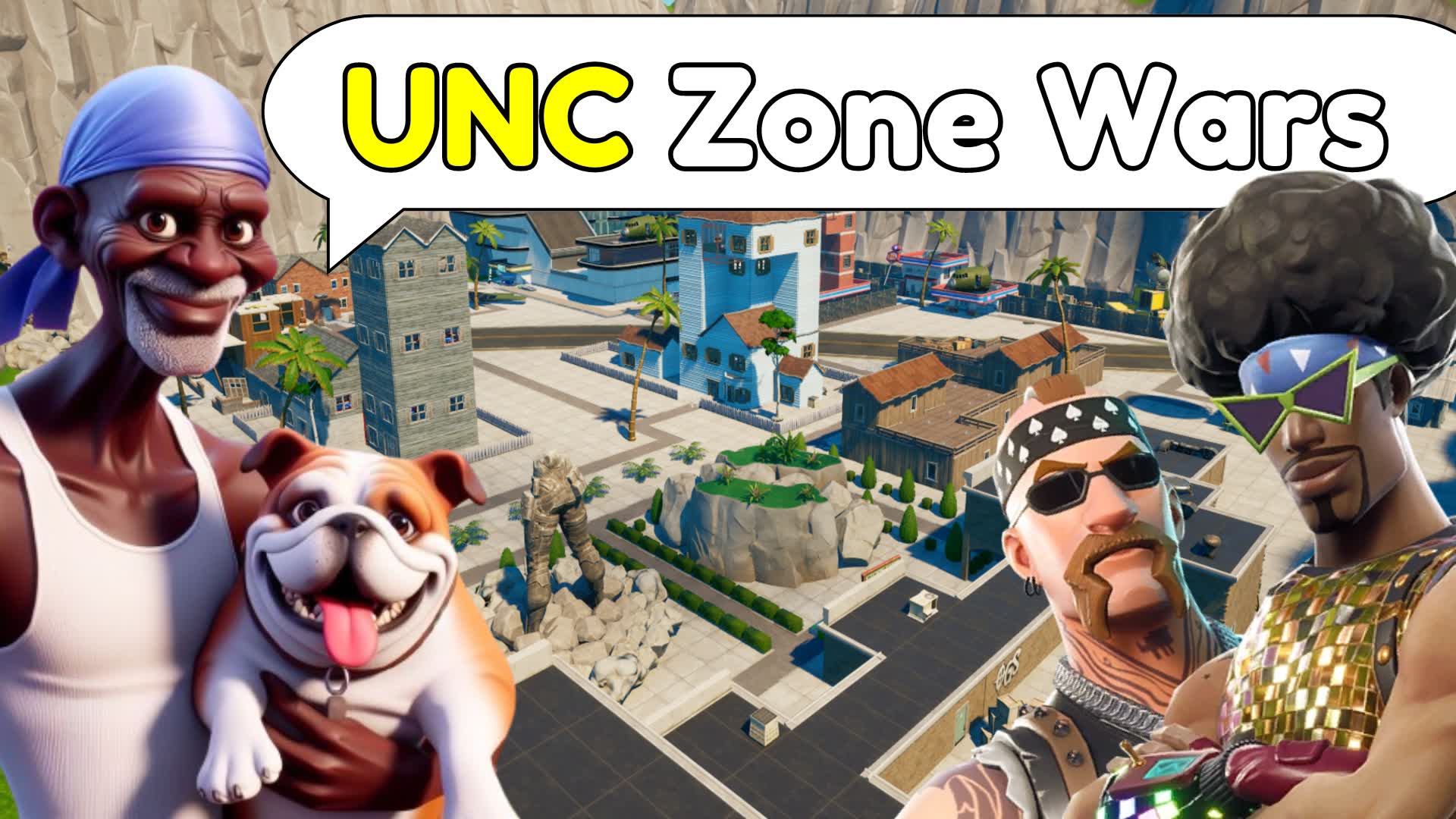 Unc Zone Wars🔥 7297-3167-6647 by sussysigmasack - Fortnite Creative Map Code - Fortnite.GG