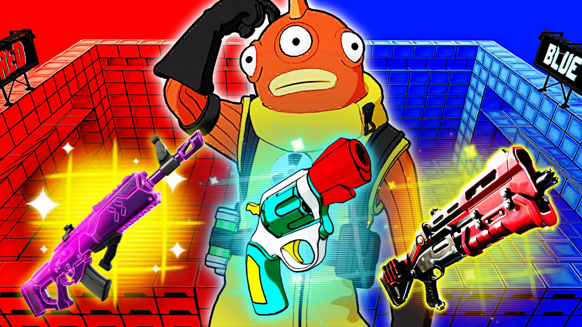 TRENDING RED VS BLUE!!! 2478-4069-9392 by dakotagg - Fortnite Creative ...