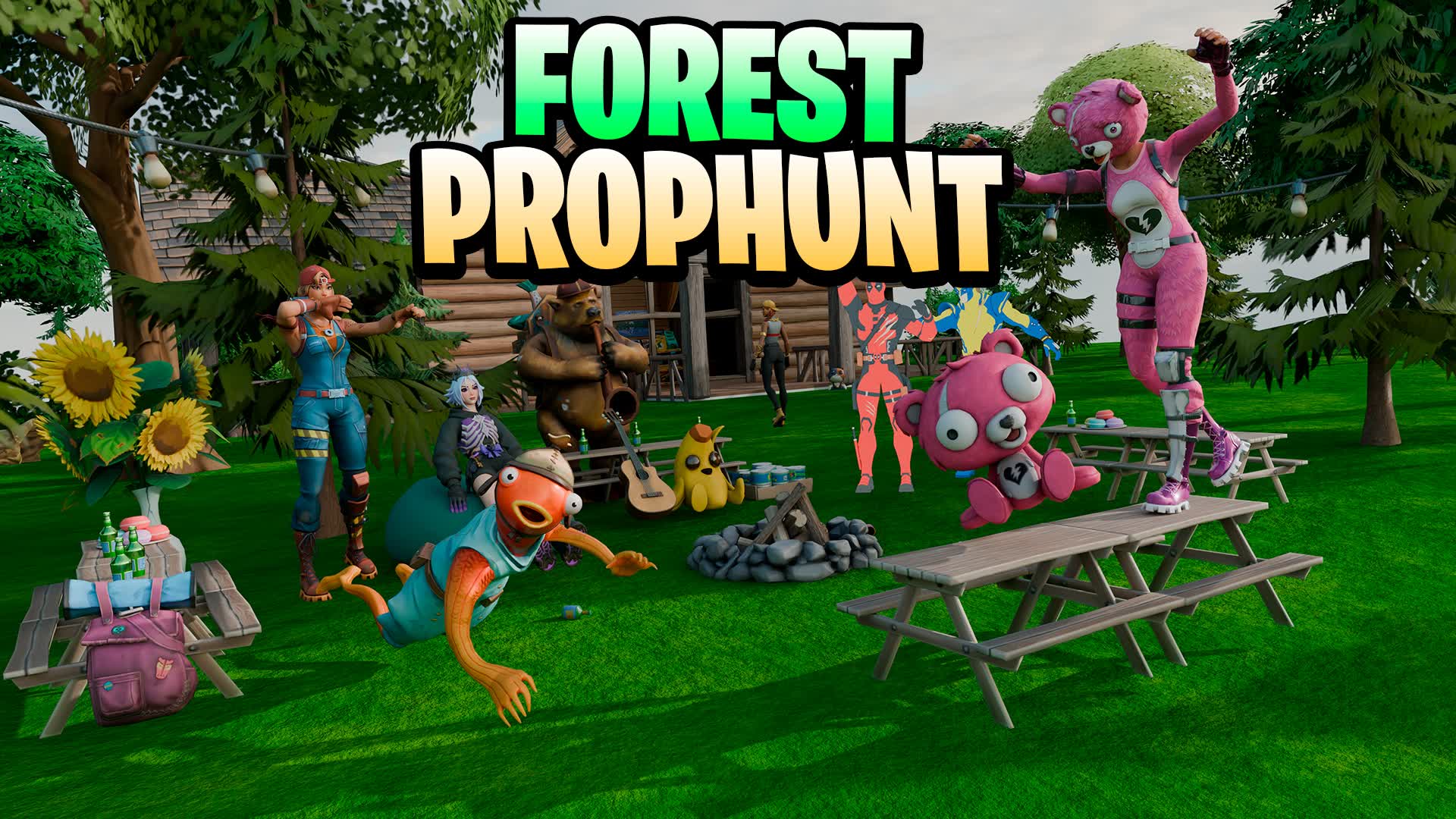 🌲FOREST - PROP HUNT 1899-1028-7577 by lornaas - Fortnite Creative Map ...