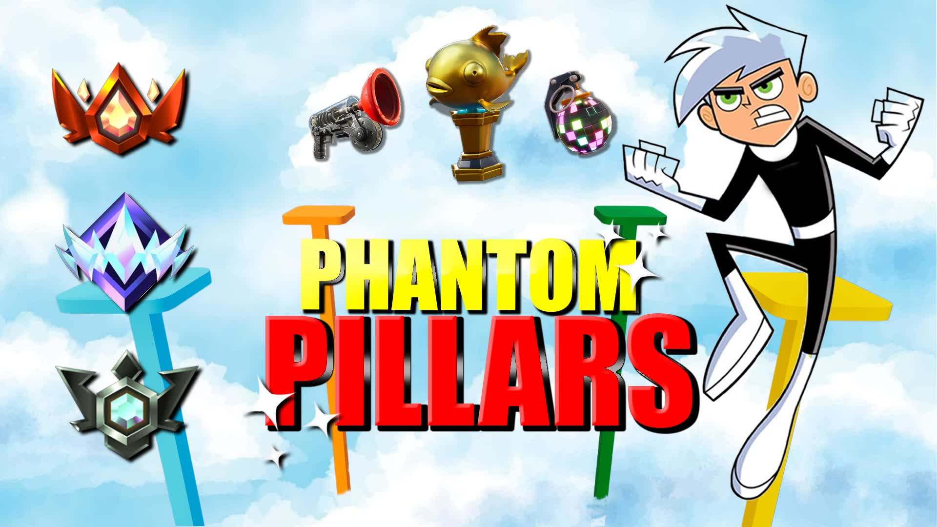 Phantom Pillars 6535-6965-9330 by gotibo - Fortnite Creative Map Code ...