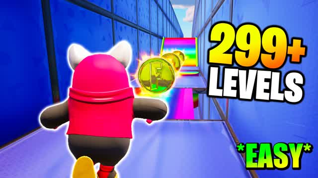 👑FUN EASY FALL GUYS OBBY PARKOUR 🌈 9356-2664-3230 di lucas5 - Fortnite