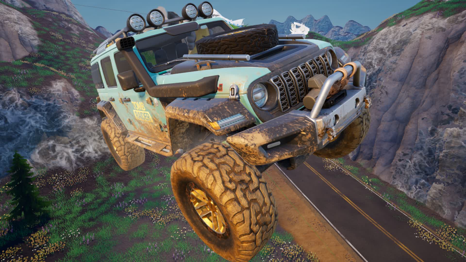 MOUNTAIN ROAD DRIVE 20 0254-6446-8274 by water_2000 - Fortnite Creative Map Code - Fortnite.GG