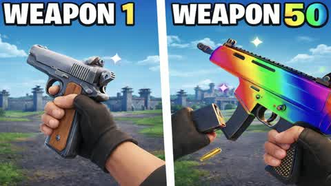 CHAOS GUN GAME - FIRST PERSON 9397-0773-2333 by tx78 - Fortnite