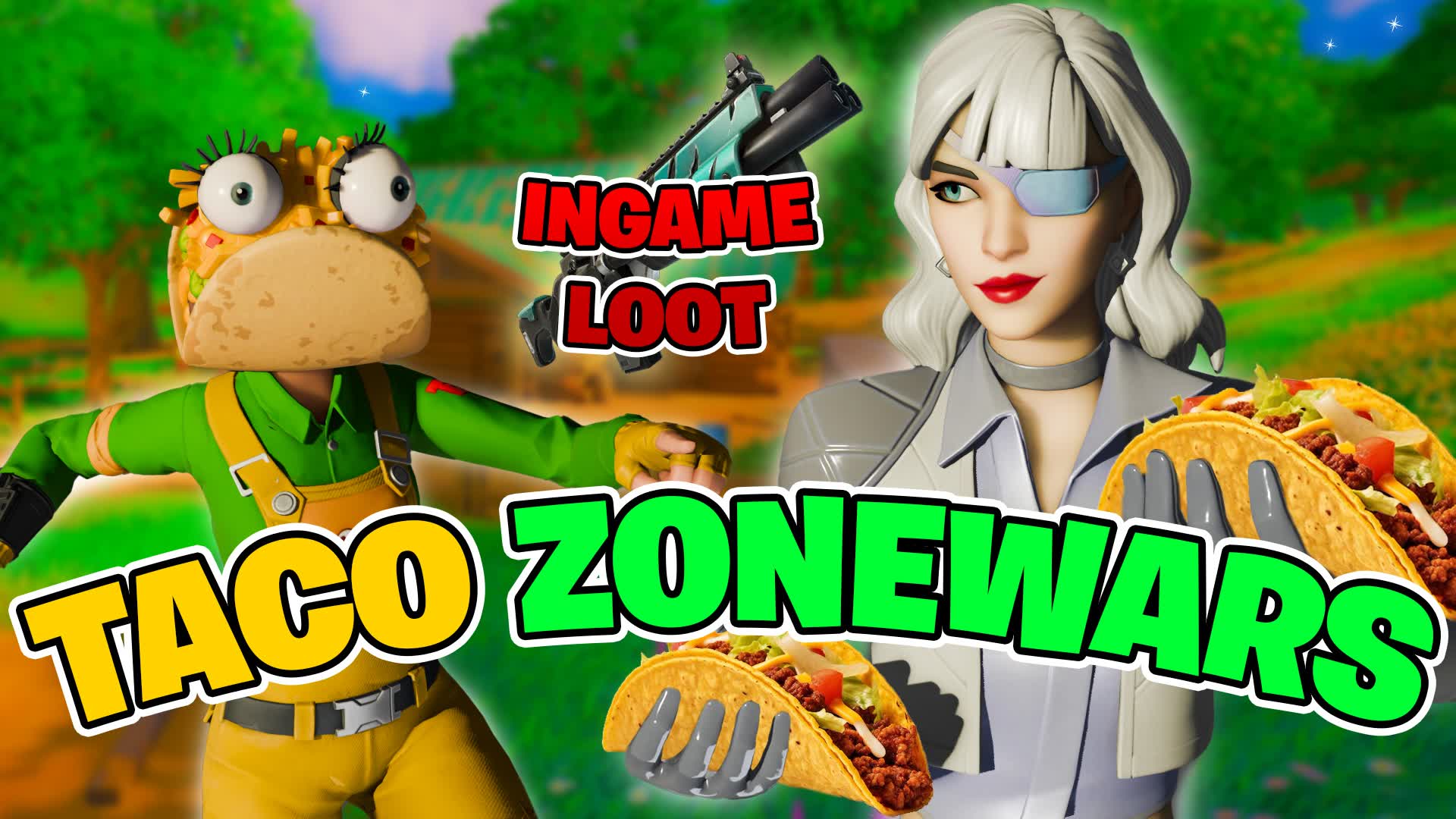 🌮 TACO ZONEWARS 🌮 16 Player FFA 8830-7271-4429 by fnk24 - Fortnite Creative Map Code - Fortnite.GG