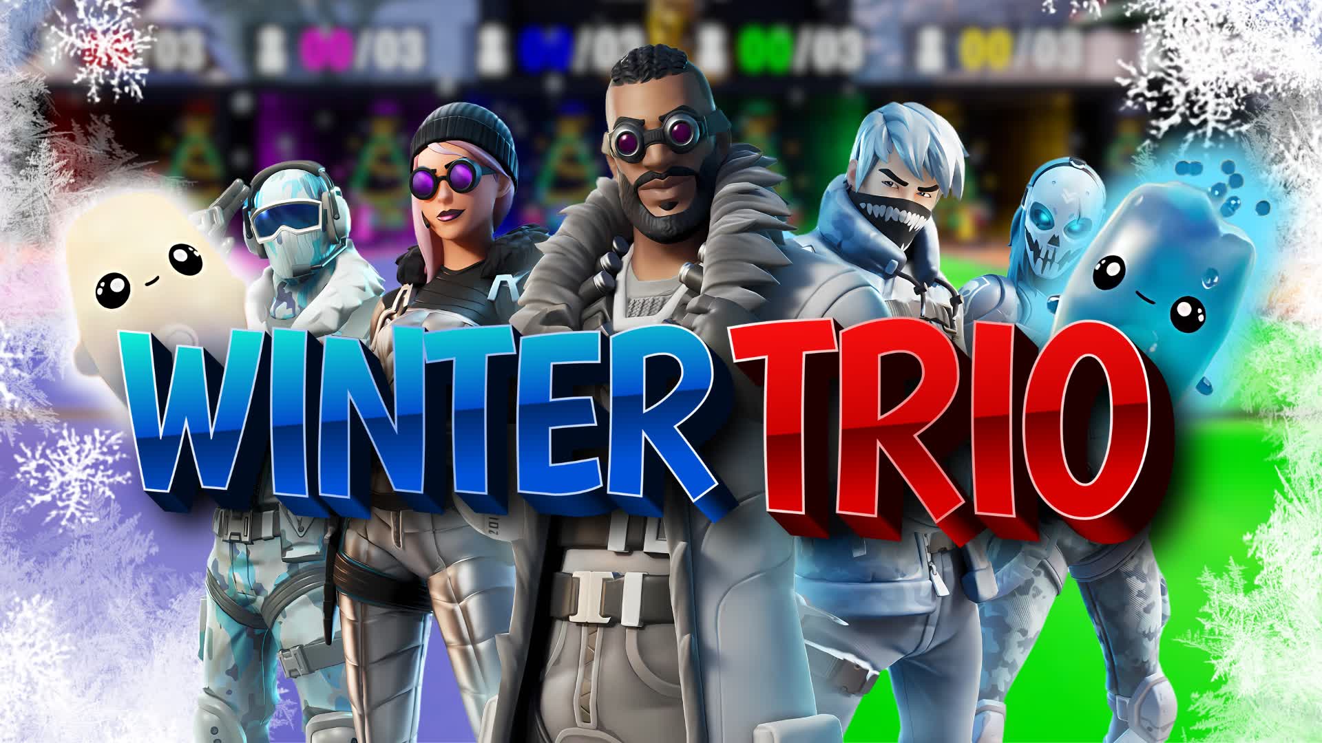 Zone Wars Trio Winter ☃️ ️ 5022-1729-1319 by red-xp - Fortnite Creative ...