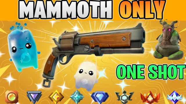 INSANE MAMMOTH PISTOL ONLY🎯ONE SHOT 1898-2385-6291 by leafgamesfnc ...