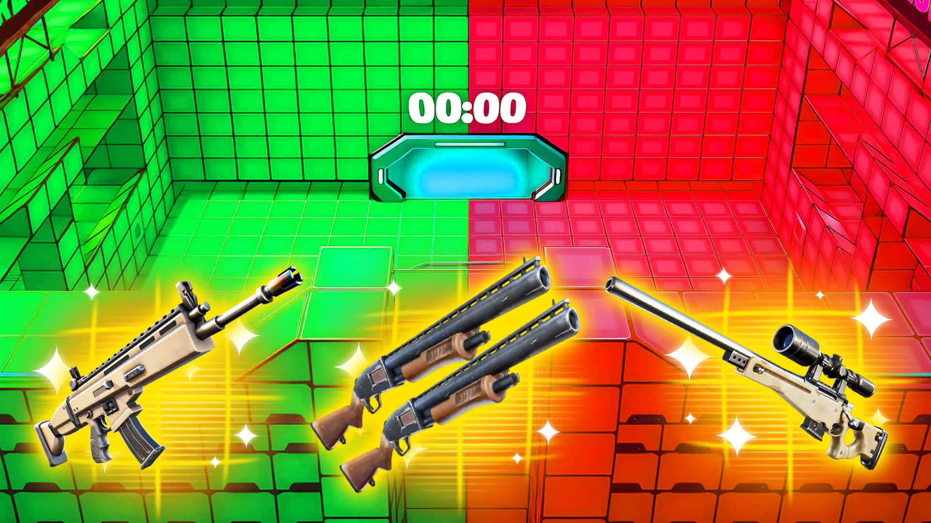 SUPER VERMELHO VS VERDE 🔴💚 1154-6207-2493, de locko — Fortnite