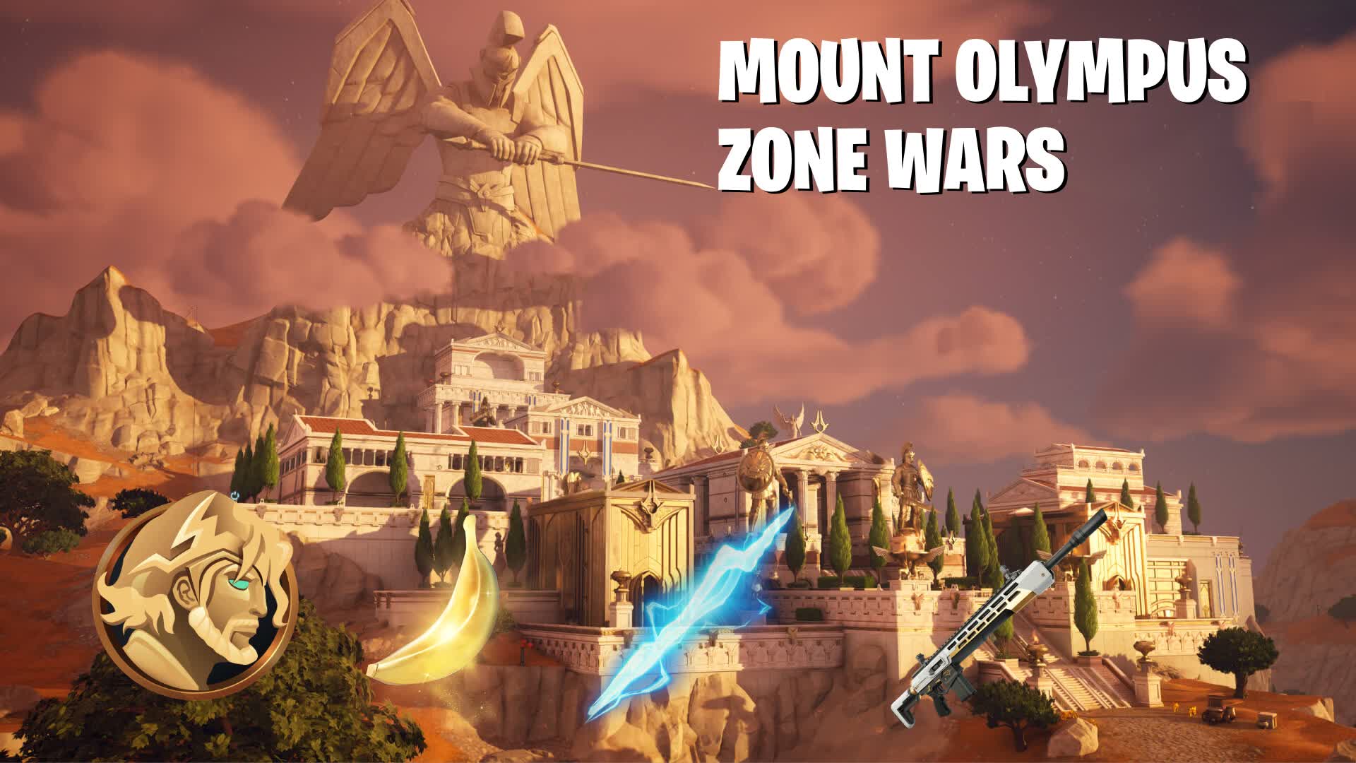 MOUNT OLYMPUS - ZONE WARS 0931-7574-2282 by lazare - Fortnite Creative Map Code - Fortnite.GG