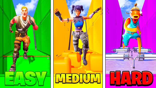 DEFAULT PARKOUR 300+ 6143-8303-2024 من ابتكار leivaxyz - Fortnite