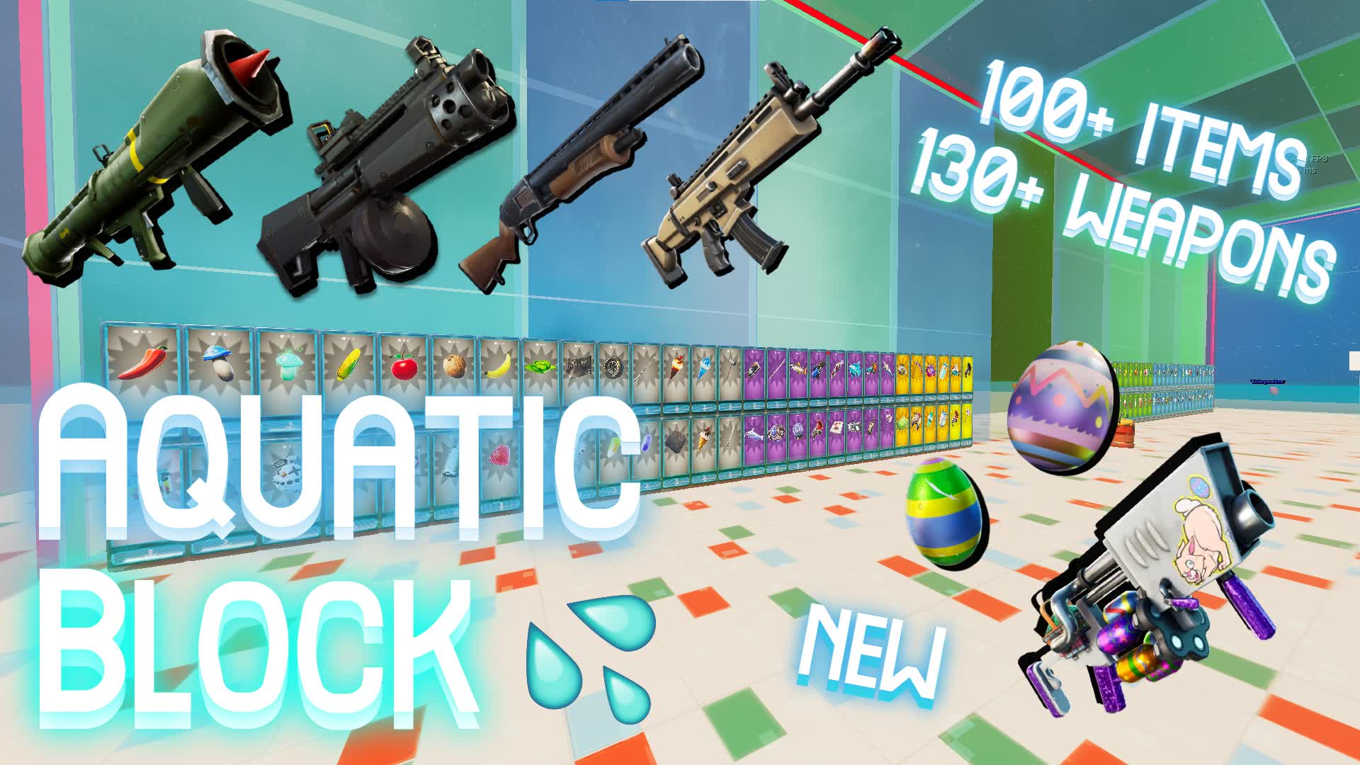 Aquatic Block FreeForAll 💧 5173-3654-7163 by Stаrrex - Fortnite.GG