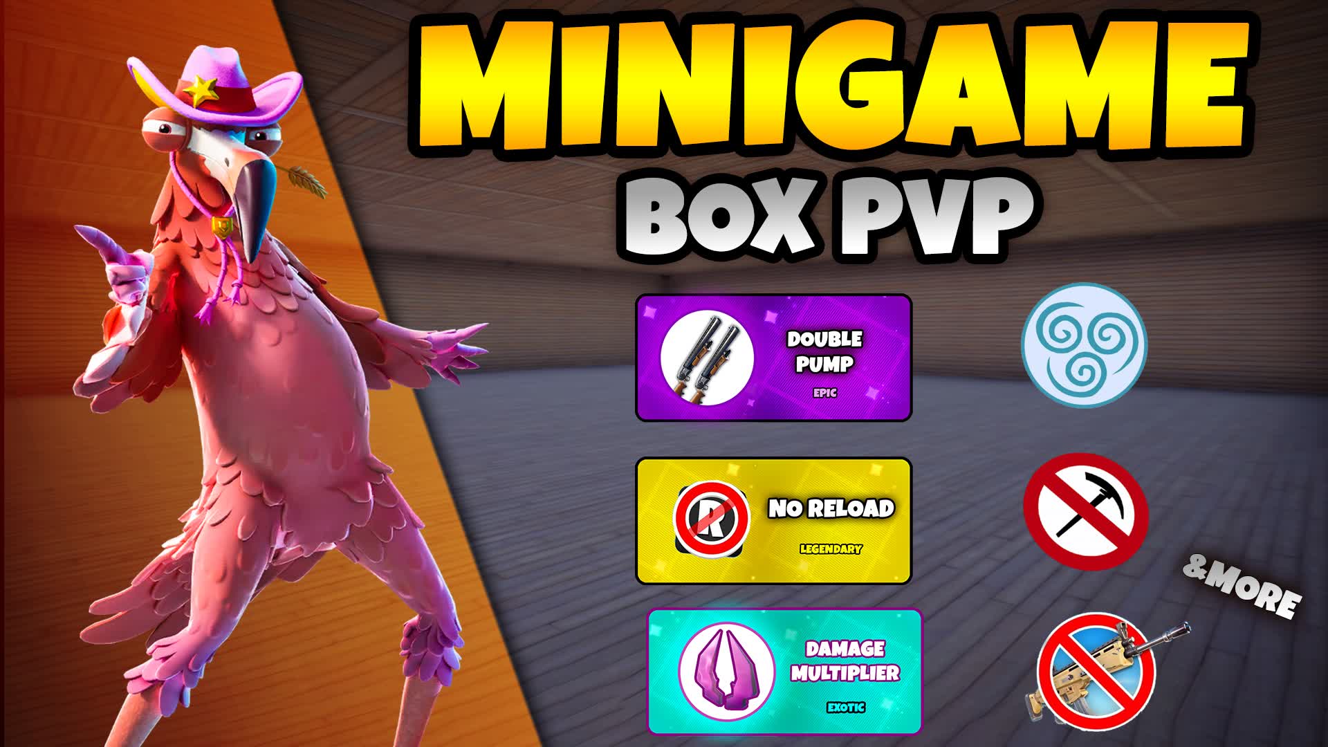 📦MINIGAME BOX PVP 9367-2217-5089 by joshcreates - Fortnite