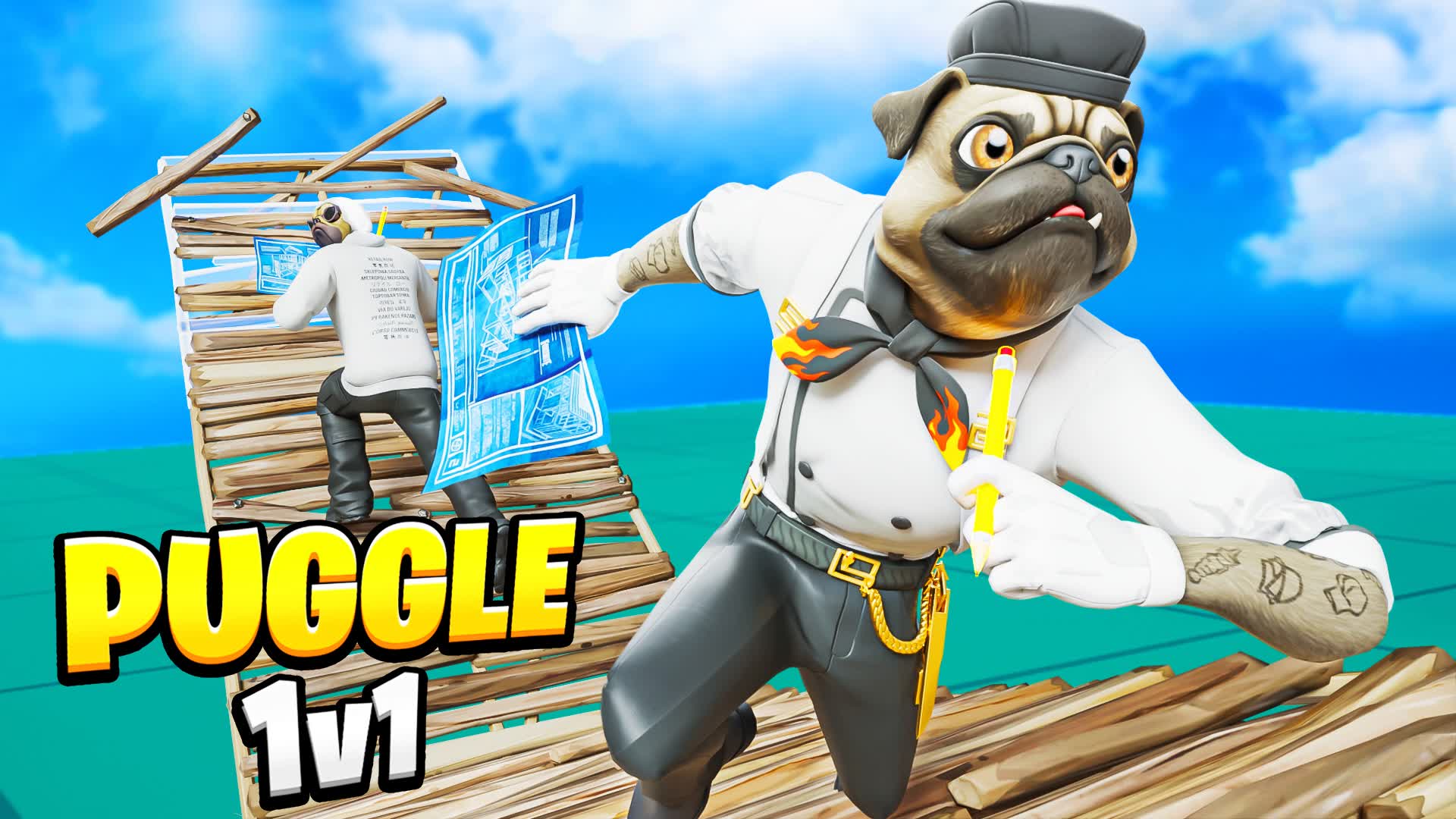 Puggle 1v1 V2 4052-7530-1092 من ابتكار puggles - Fortnite