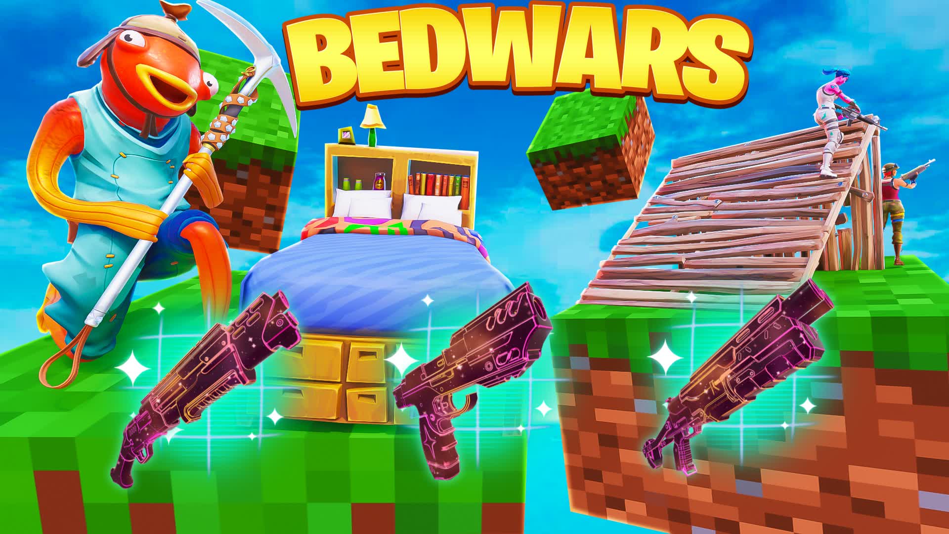 BEDWARS🛌 4671-4796-6822 by zaxyfn - Fortnite Creative Map Code ...