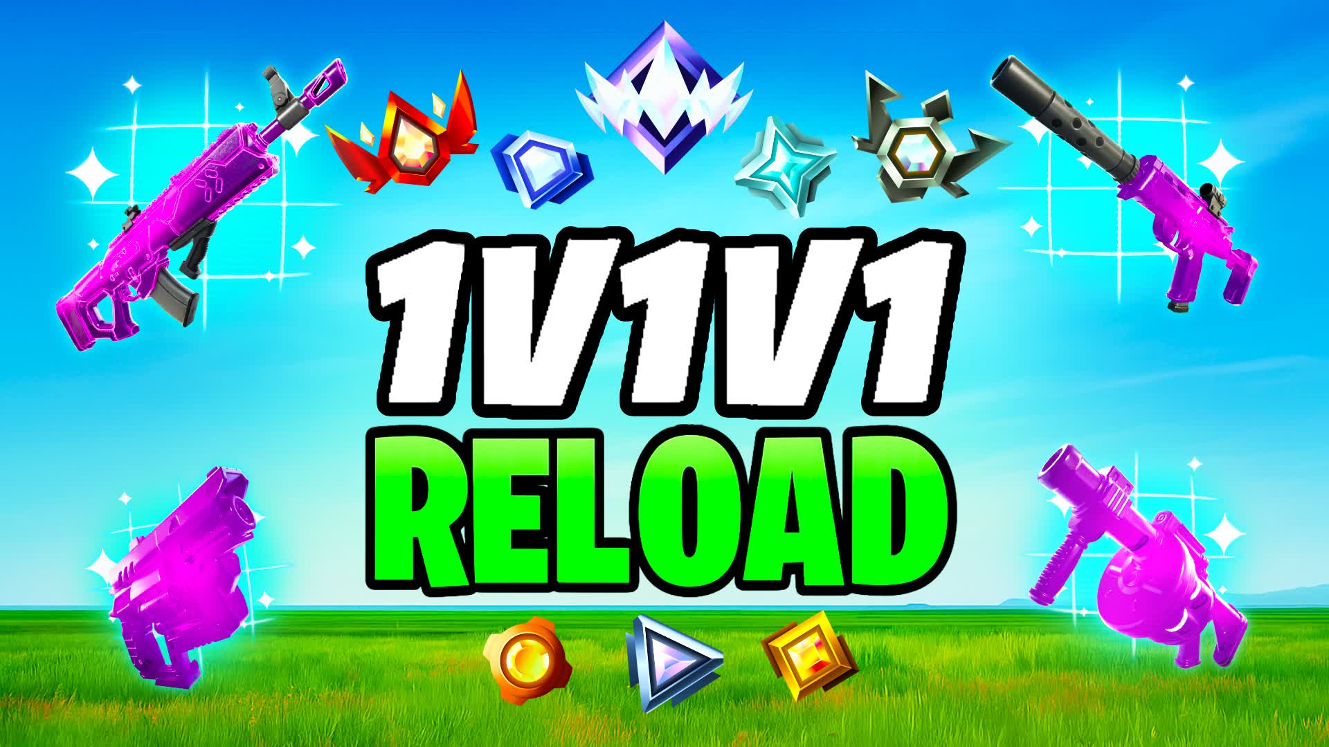 1V1V1 RELOAD RANKED REALISTICS FFA 2238-7364-2552 by blenq - Fortnite