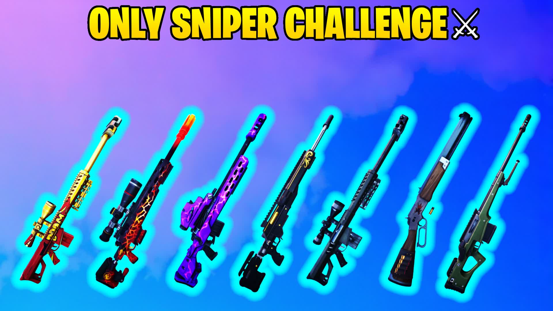 ONLY SNIPER CHALLENGE 7498-3356-8989 by thepipguy - Fortnite Creative ...