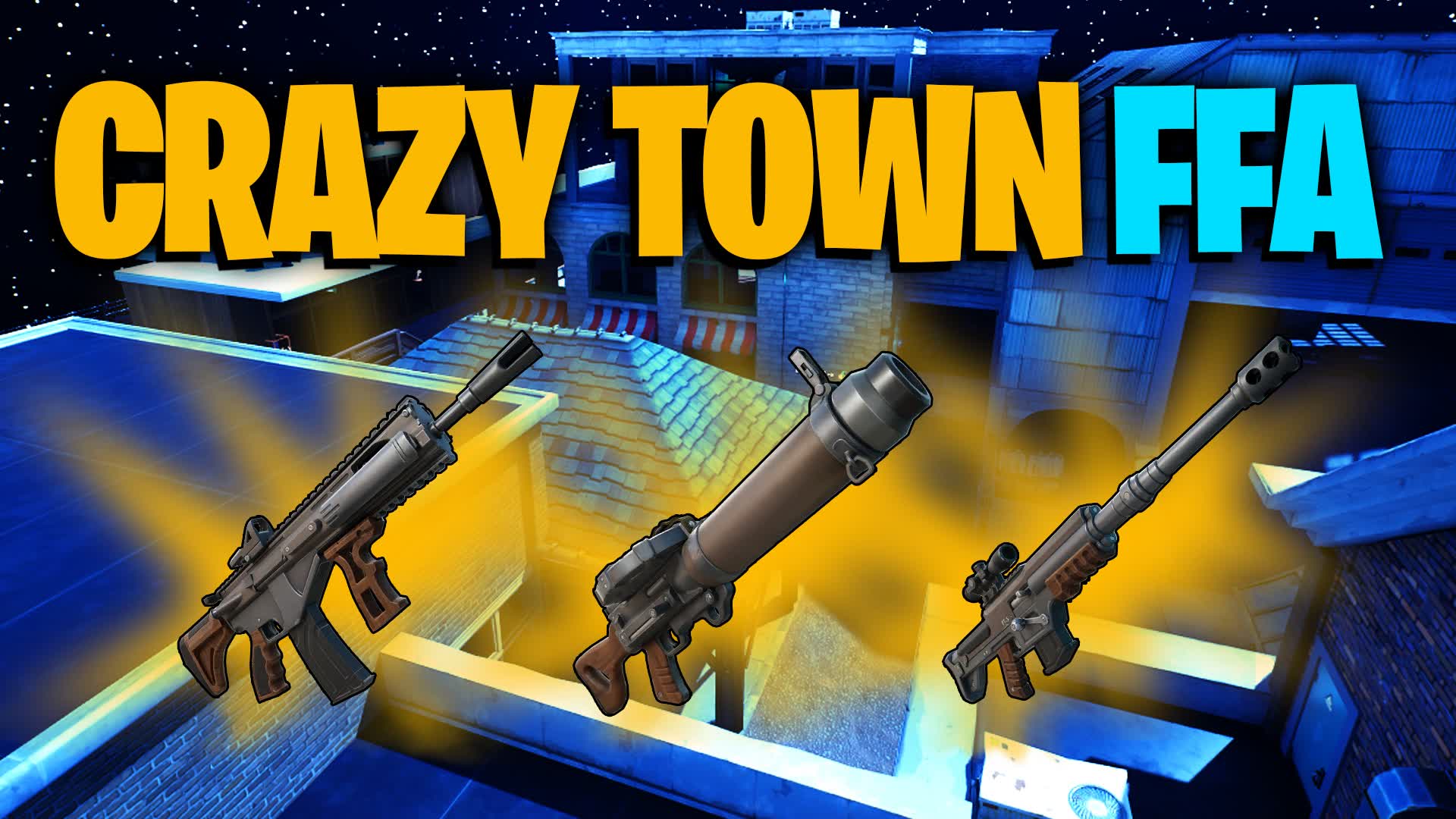 🤪 CRAZY TOWN FFA - FUN WEAPONS AND MAP 5077-8980-2079 by xilfn ...