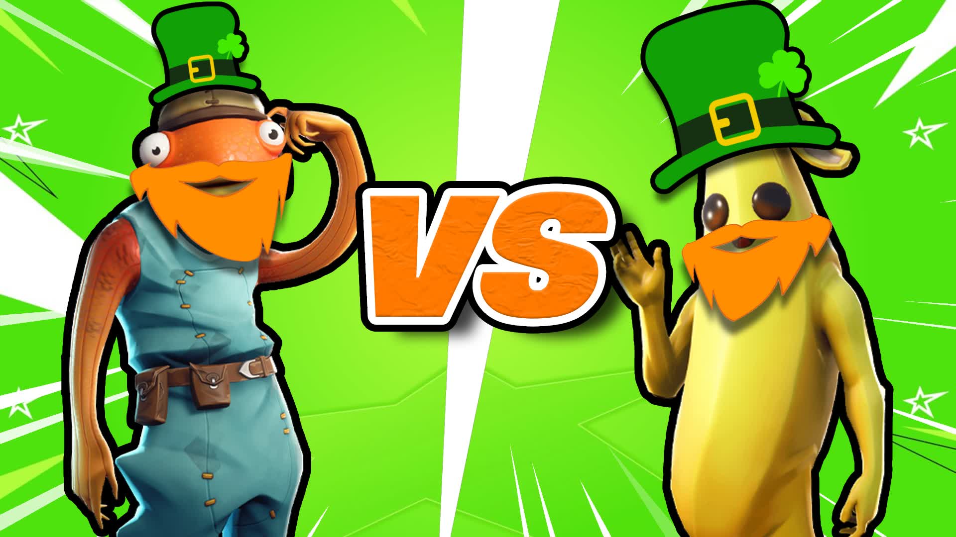 🍀 ST. PATS / 🍌 PEELY VS FISHSTICK 🐟 5609-5277-8814 by yapo - Fortnite