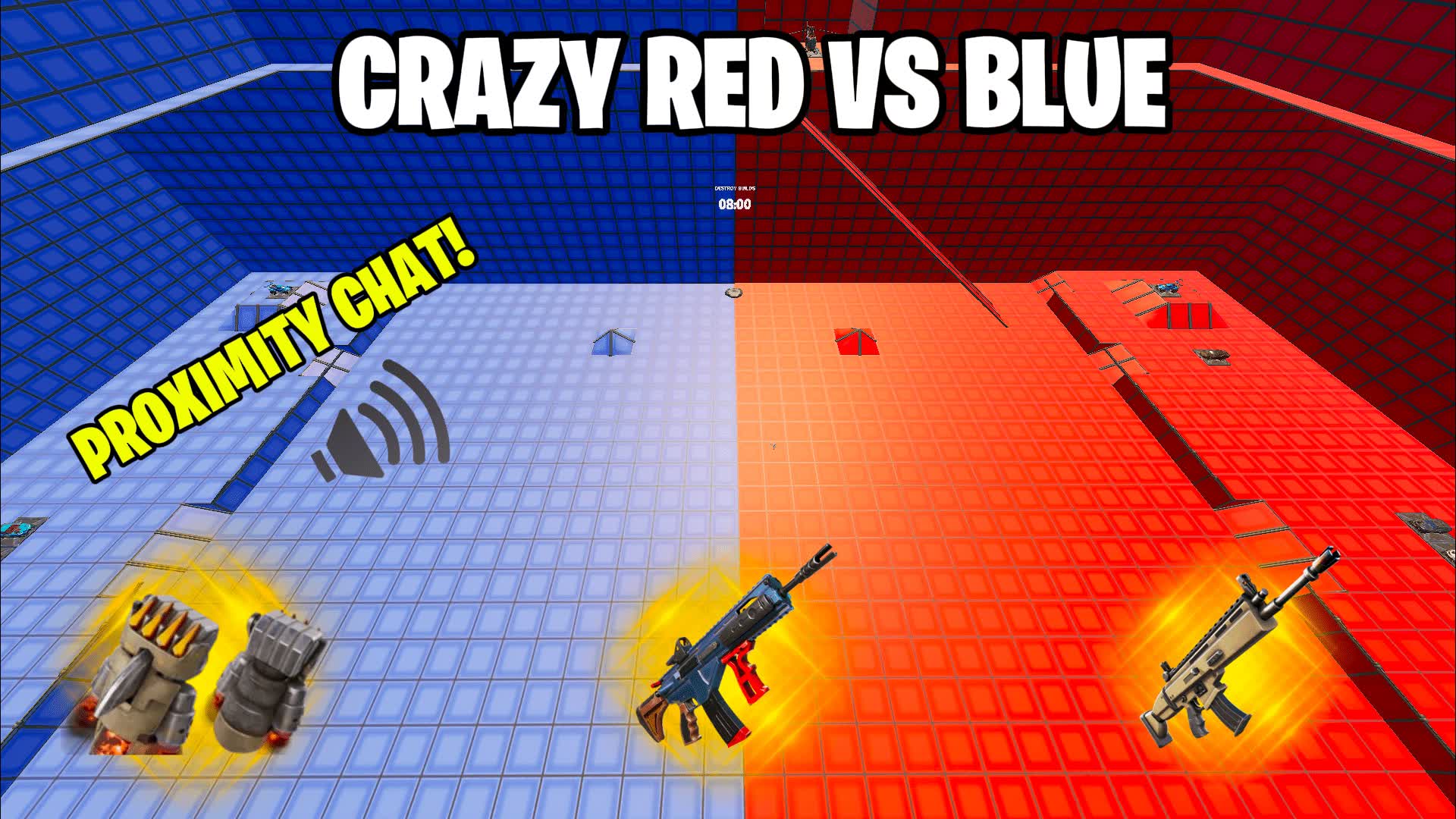 RED VS BLUE PROXIMITY CHAT 1273-5119-5824 by lamae - Fortnite Creative ...