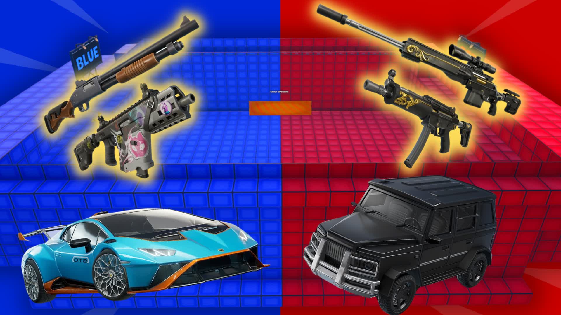 ULTRA Red VS Blue 🔴🔵 2784-7845-1527 by sonnie - Fortnite Creative Map ...