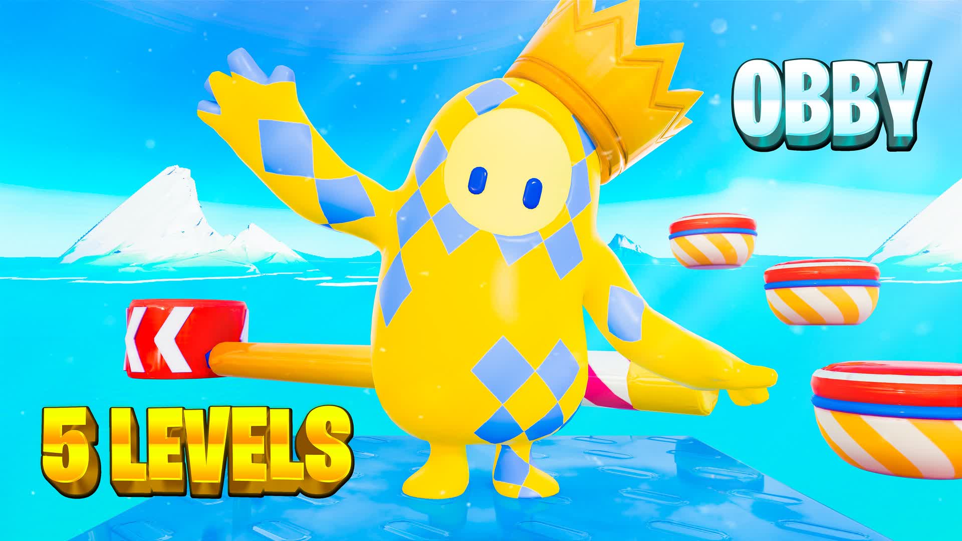 IC4 Fall Guys 8463-2784-3397 by ic4 - Fortnite Creative Map Code - Fortnite.GG