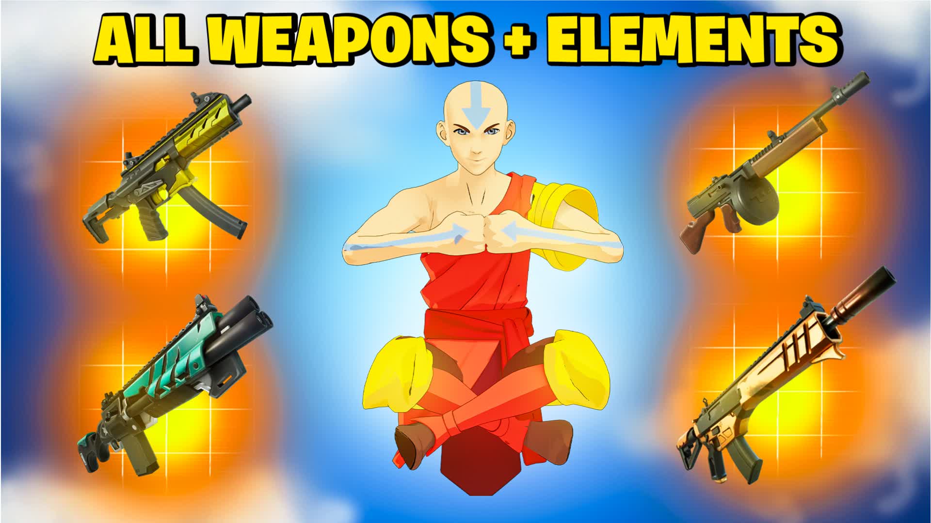 🌊ALL WEAPONS + AVATAR🔥(RANKED) 3170-3012-9108 by treefittyy - Fortnite