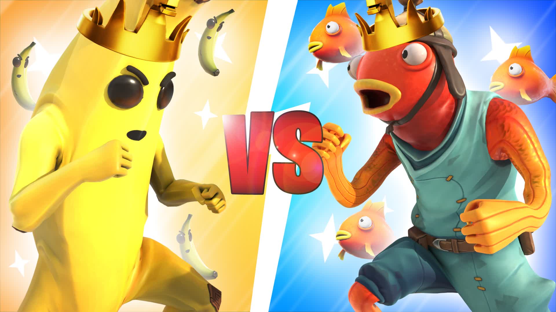 🍌PEELY VS FISHSTICK🐟 7211-5891-9009 by gneazyx - Fortnite Creative Map ...