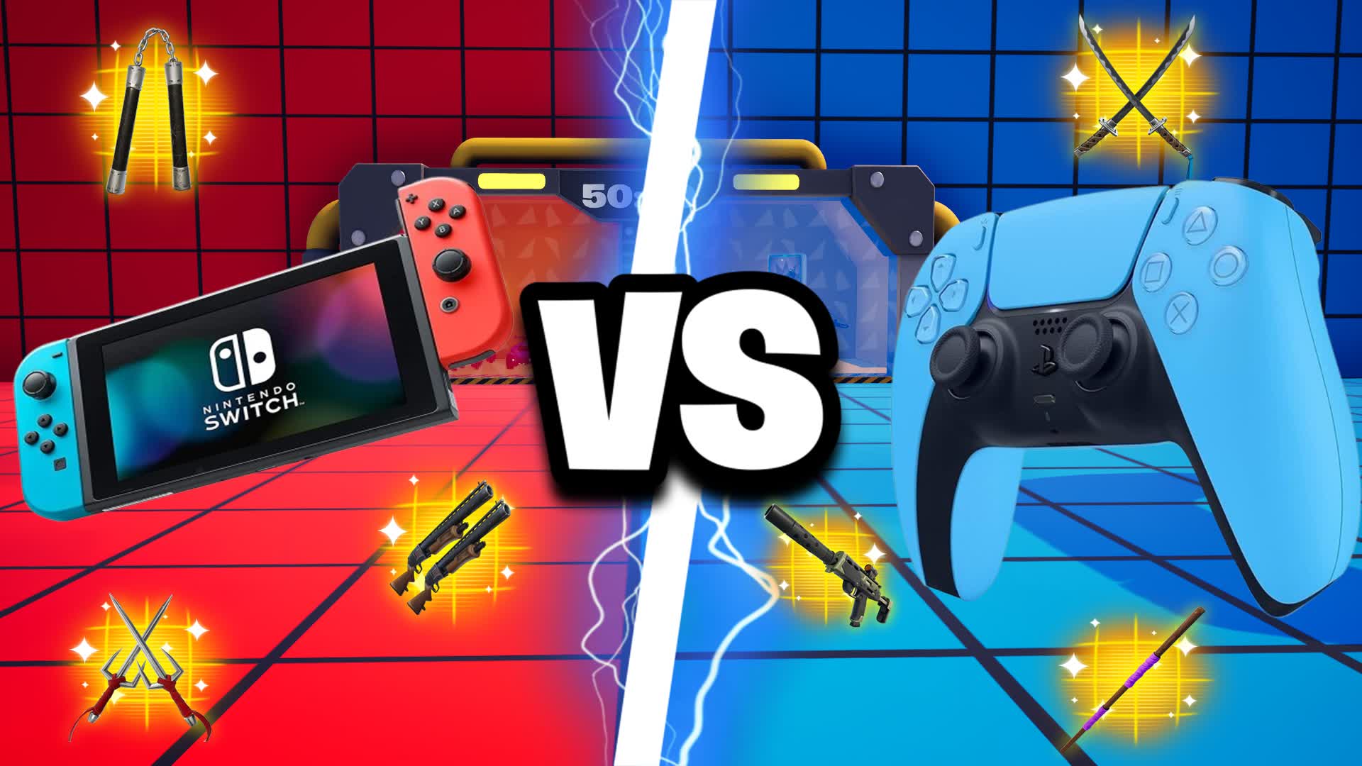 TMNT💙 PS5 VS NINTENDO ️Team Deathmatch 3828-2413-4599 by seg - Fortnite ...