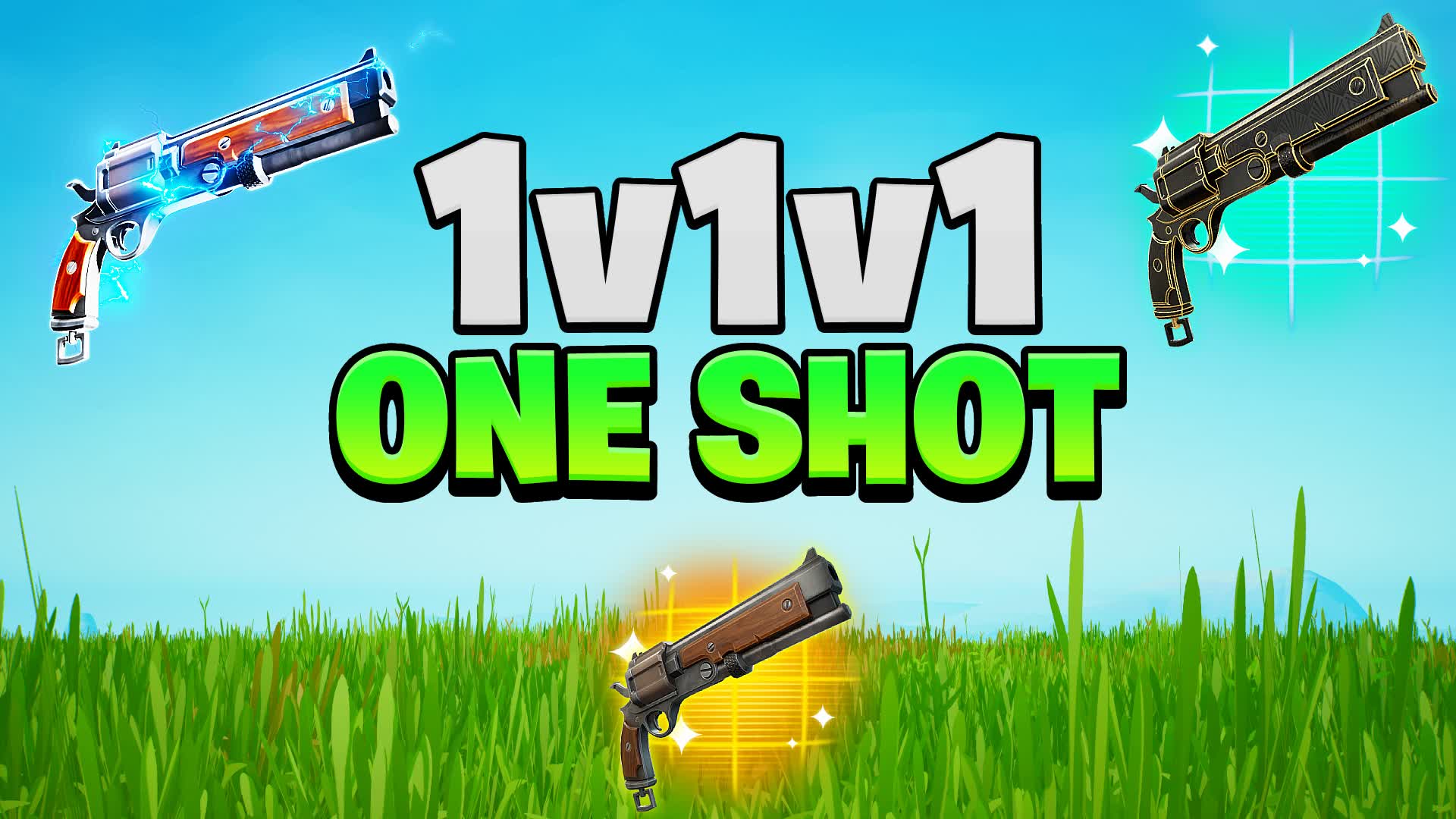 1v1v1 ONE SHOT🎯 Free For All 1247-2013-9417 by shicom - Fortnite