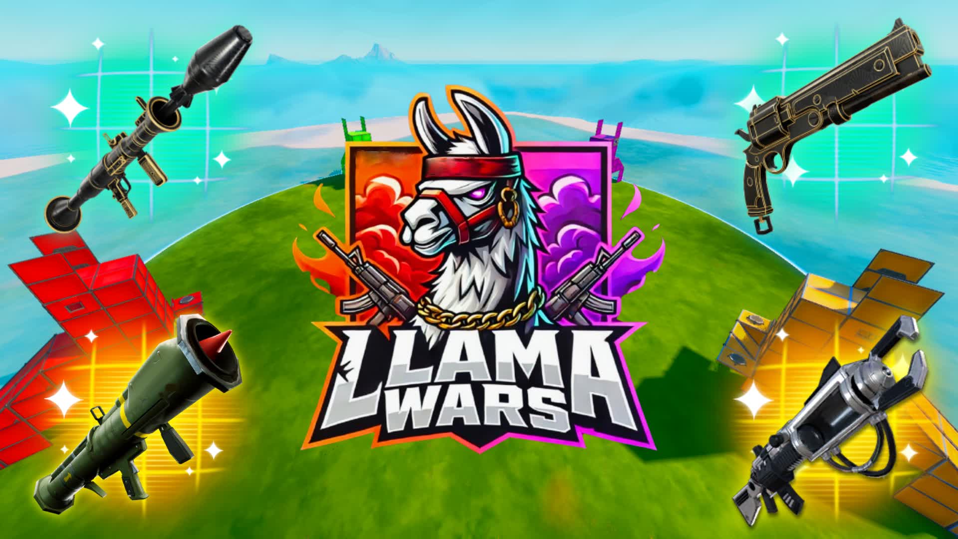 LLAMA WARS - Zone Wars 🌀 5130-8993-3235, de toti — Fortnite