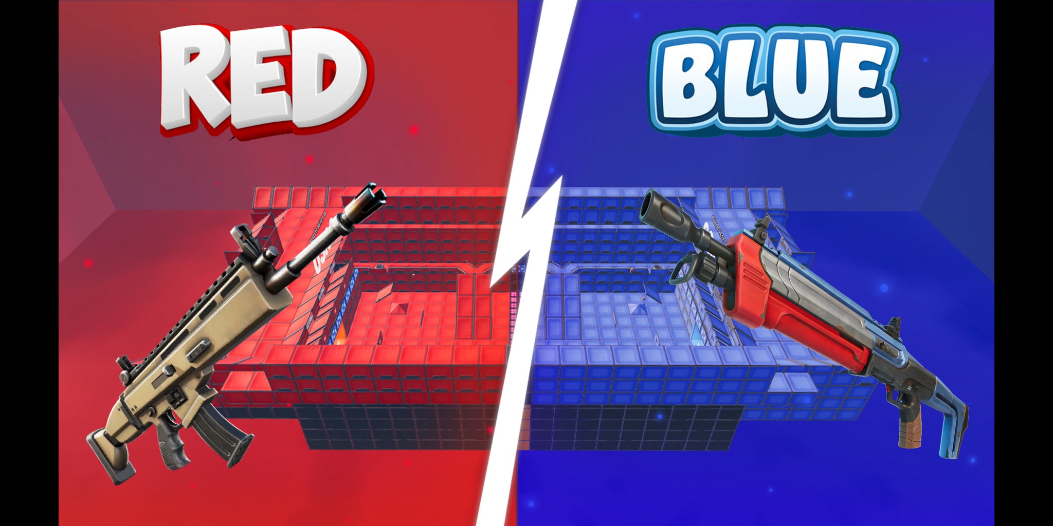 ULTIMATE RED VS BLUE🥵🥶 5187-2785-1528 by skyy1 - Fortnite Creative Map ...