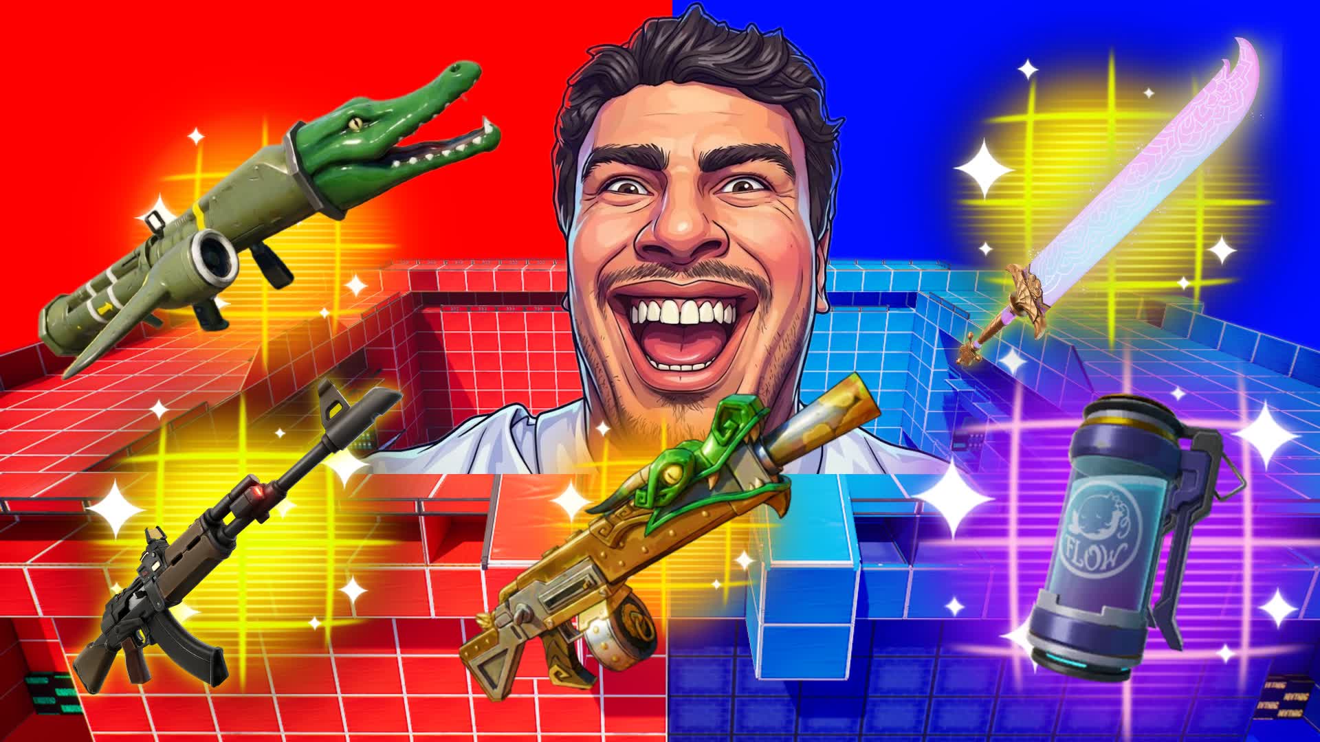 ramadan happy red vs blue 🔴🔵 7343-1394-3570 by tnrb - Fortnite Creative ...