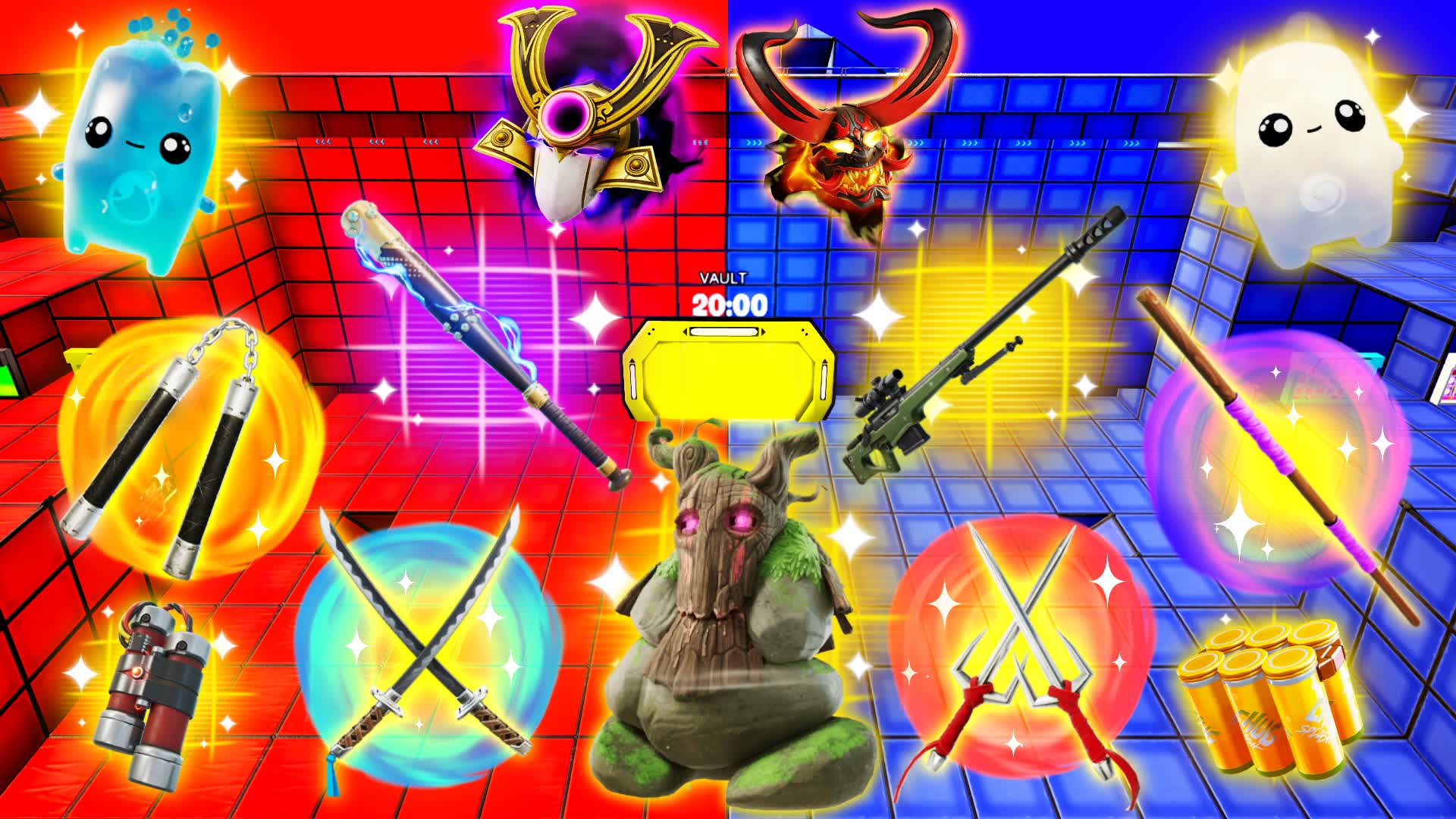 DEMON RED VS BLUE 🔴🔵 0057-3168-9828 by cosmin.fn1 - Fortnite Creative ...