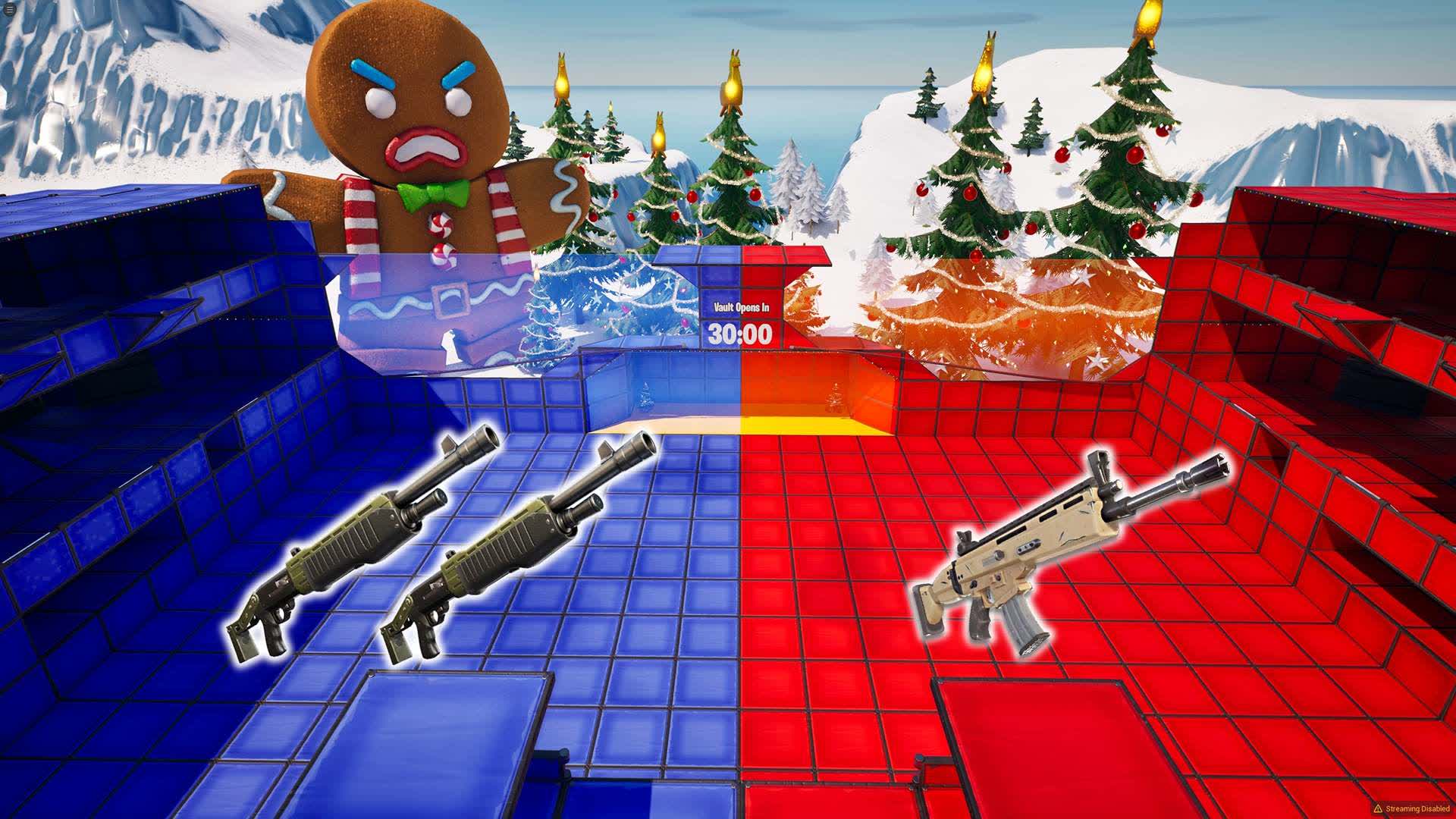 🎄WINTER🎄RED VS BLUE 8563-3621-3444 by rvus - Fortnite Creative Map Code ...