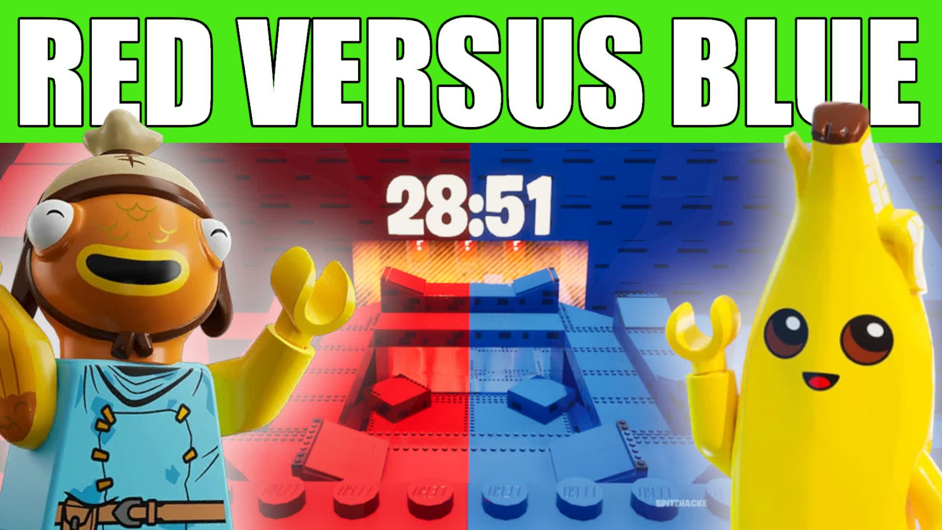 💥BRICK Red vs. Blue | New mode! 4903-8643-3155 by mizzi - Fortnite Creative Map Code - Fortnite.GG