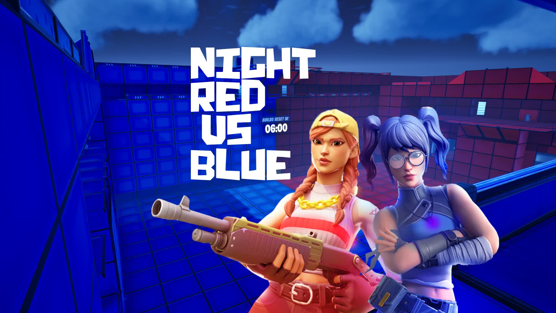 Night Red VS Blue 6375-7893-2059 by blagii - Fortnite Creative Map Code ...