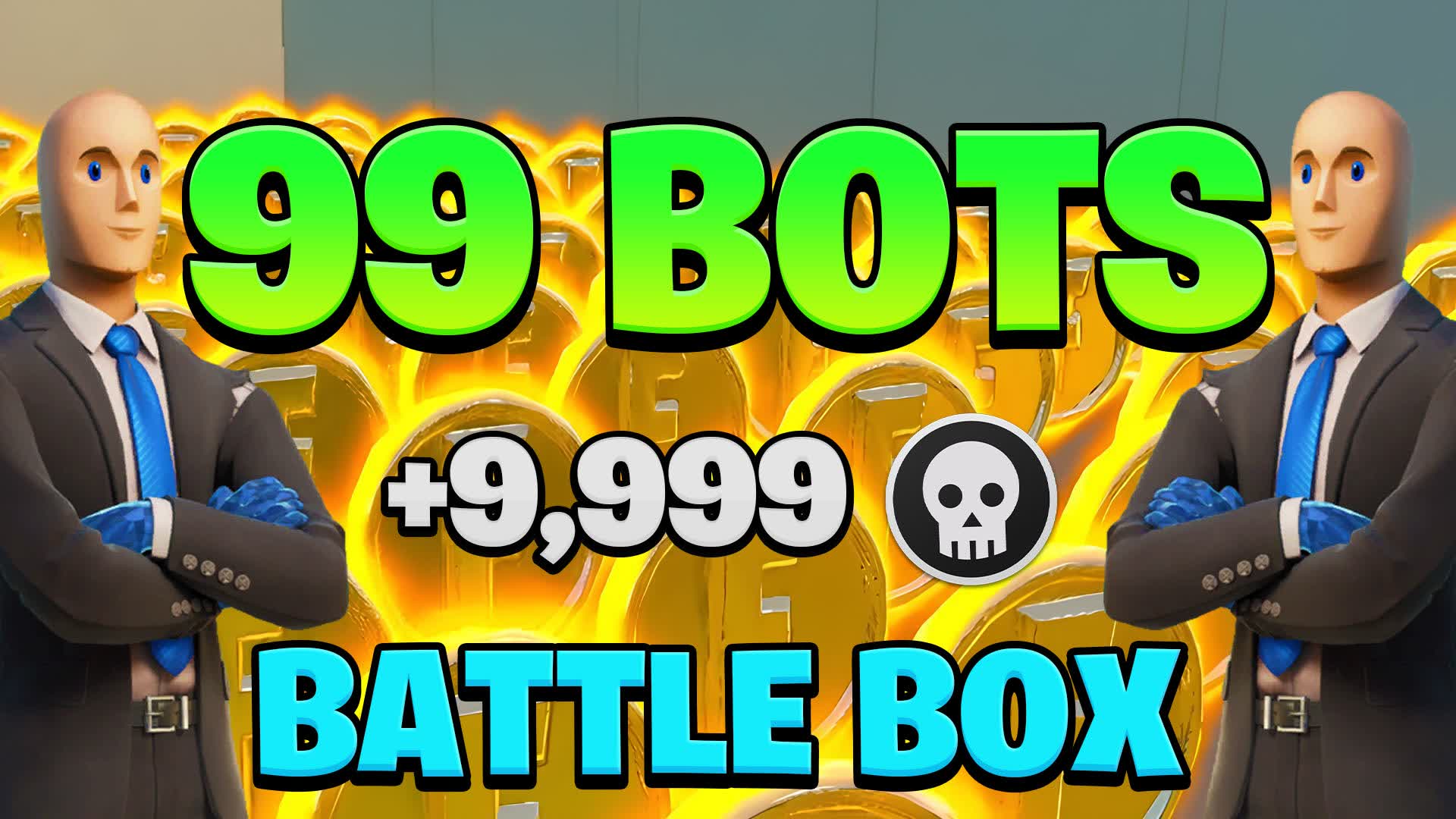 BATTLE 99 BOTS ⭐ DAMAGE SIMULATOR 2430-4623-0944 by distract - Fortnite ...