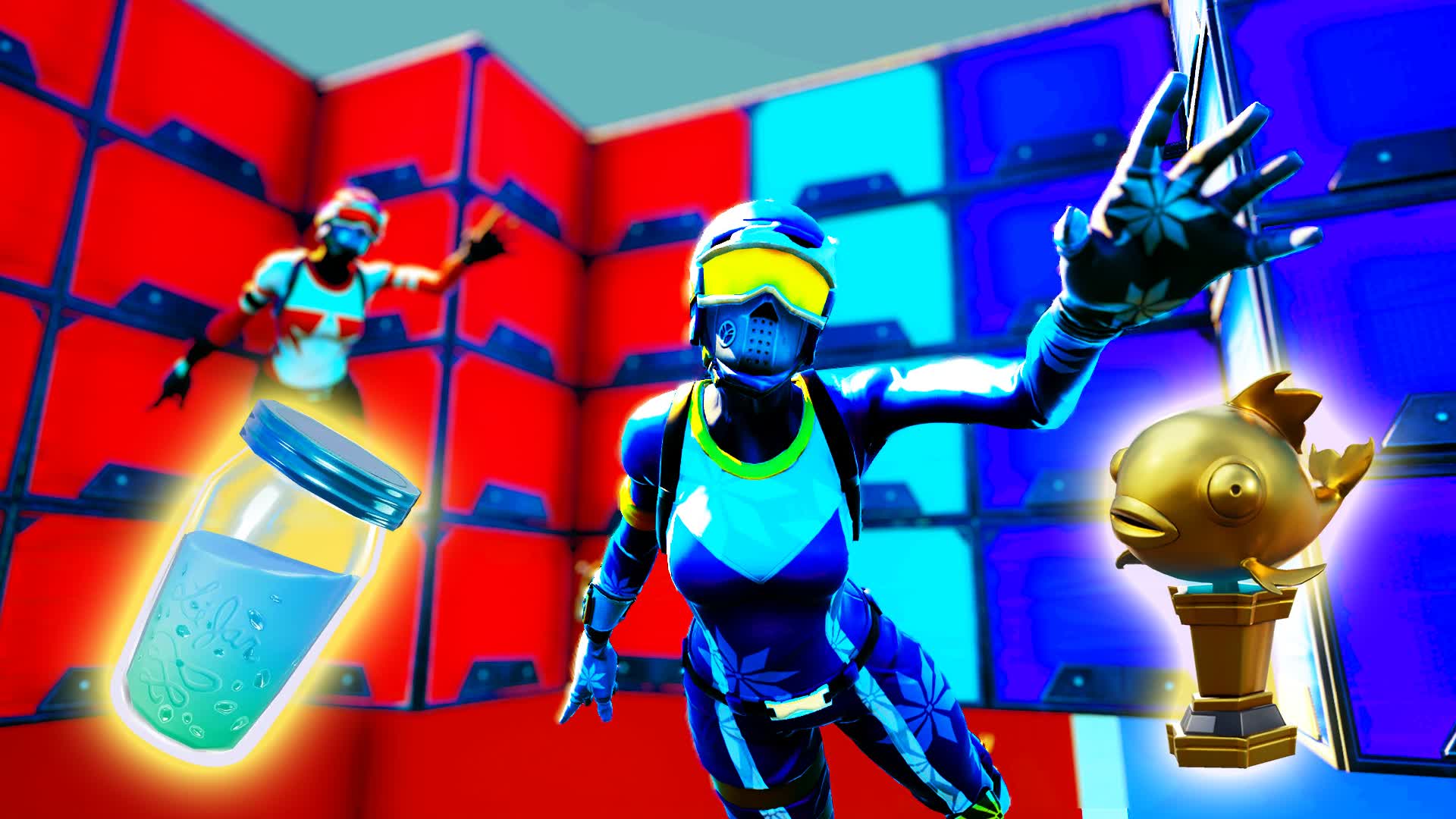 The Pit - Red vs Blue 0674-9248-2330 by kaerudae - Fortnite Creative Map Code - Fortnite.GG