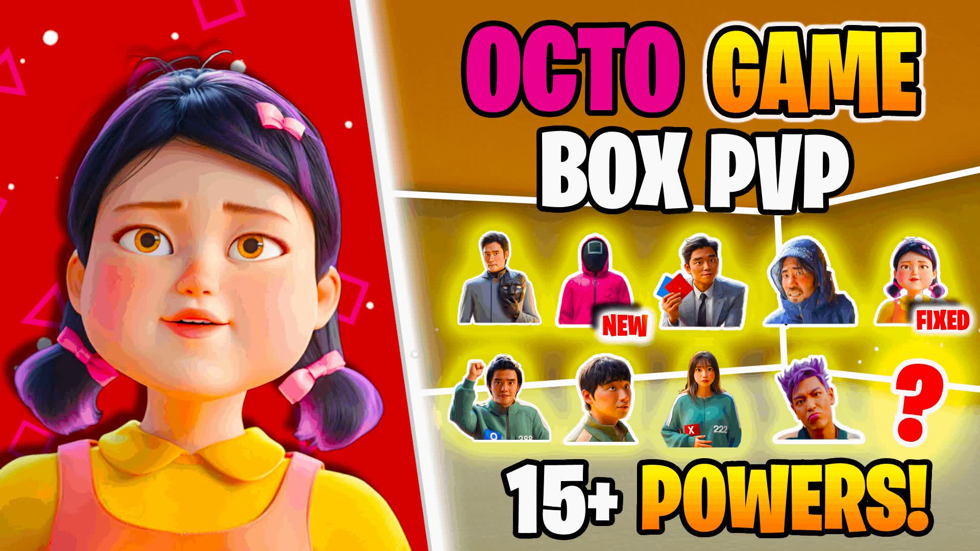🦑 OCTO GAME BOX PVP 📦 - SQUID 2🐙 6809-3138-2604 by primarumatteo - Fortnite Creative Map Code ...