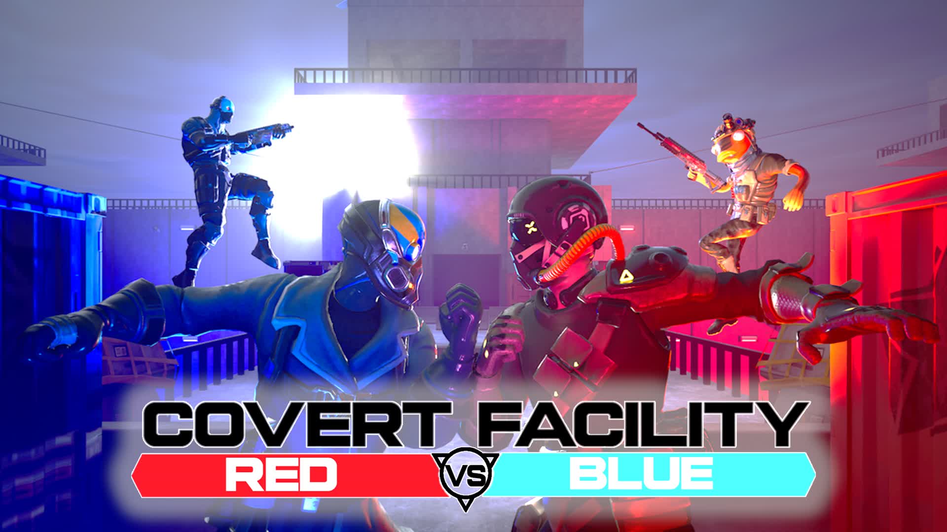 🌐COVERT: RED VS BLUE🌟 2900-0359-0849 by tact - Fortnite