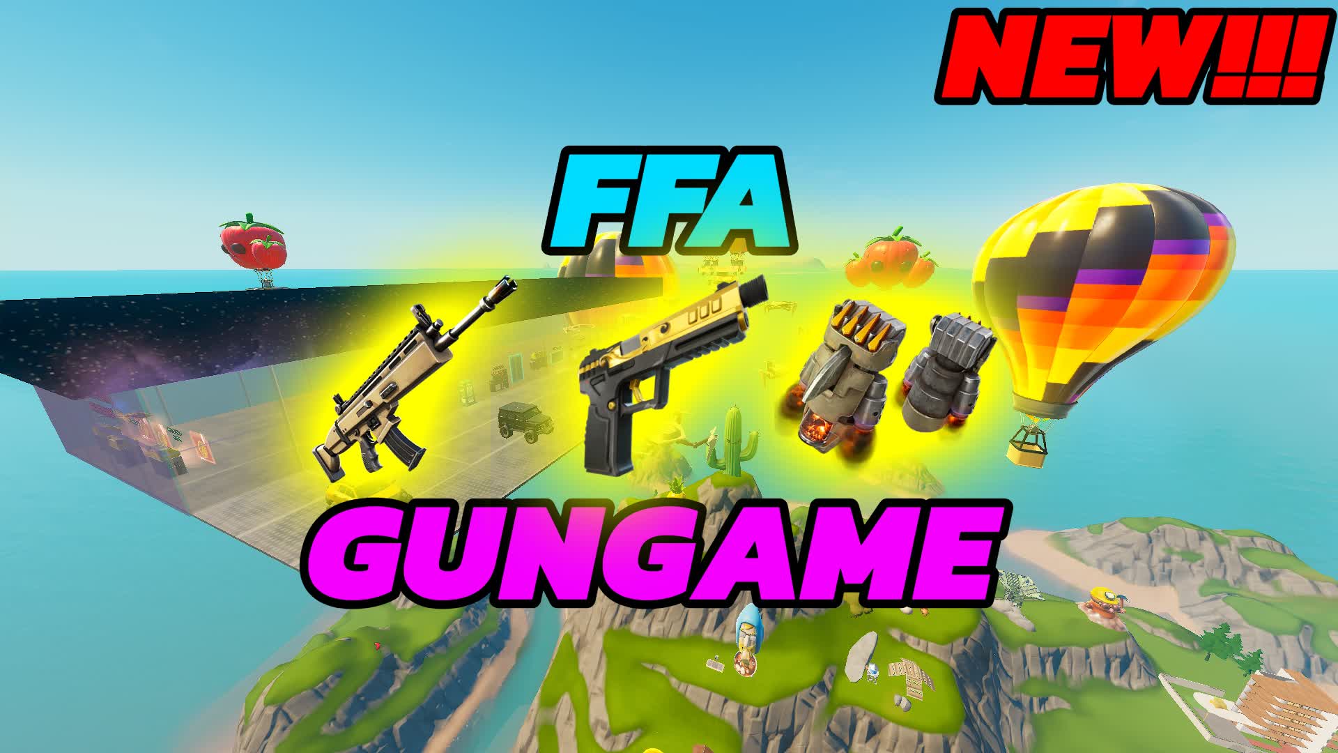 👑FFA GUN GAME🔫 - NEW MODE🎯🥇 8168-1368-0052 by antzog - Fortnite