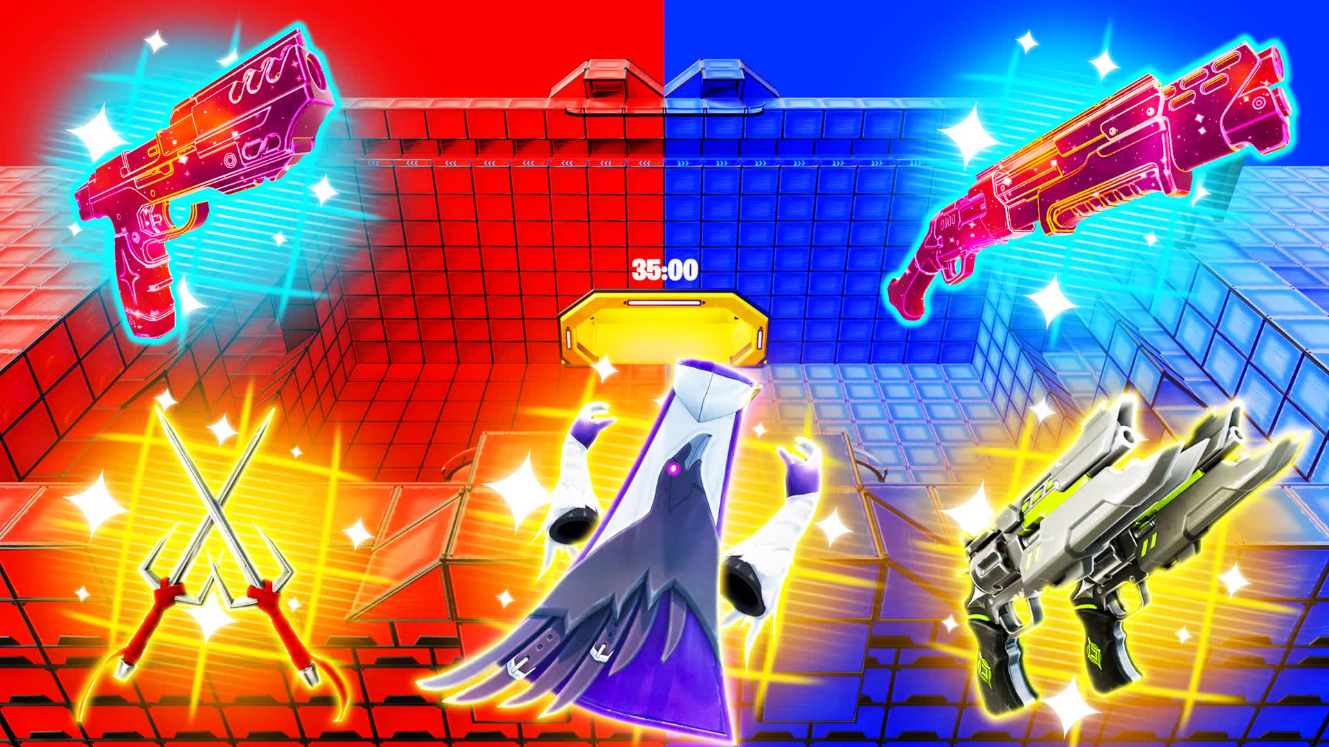 🔥 RED VS BLUE: BATTLE ARENA 🔵 6794-2054-3964 by ticurela - Fortnite ...