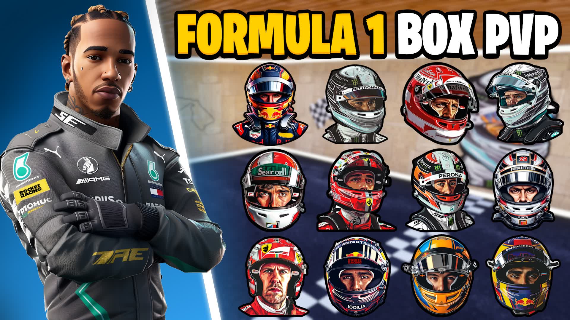 Juega 🏎️ FORMULA 1 BOX PVP 📦 - 8683-4701-2989 | Fortnite Zone