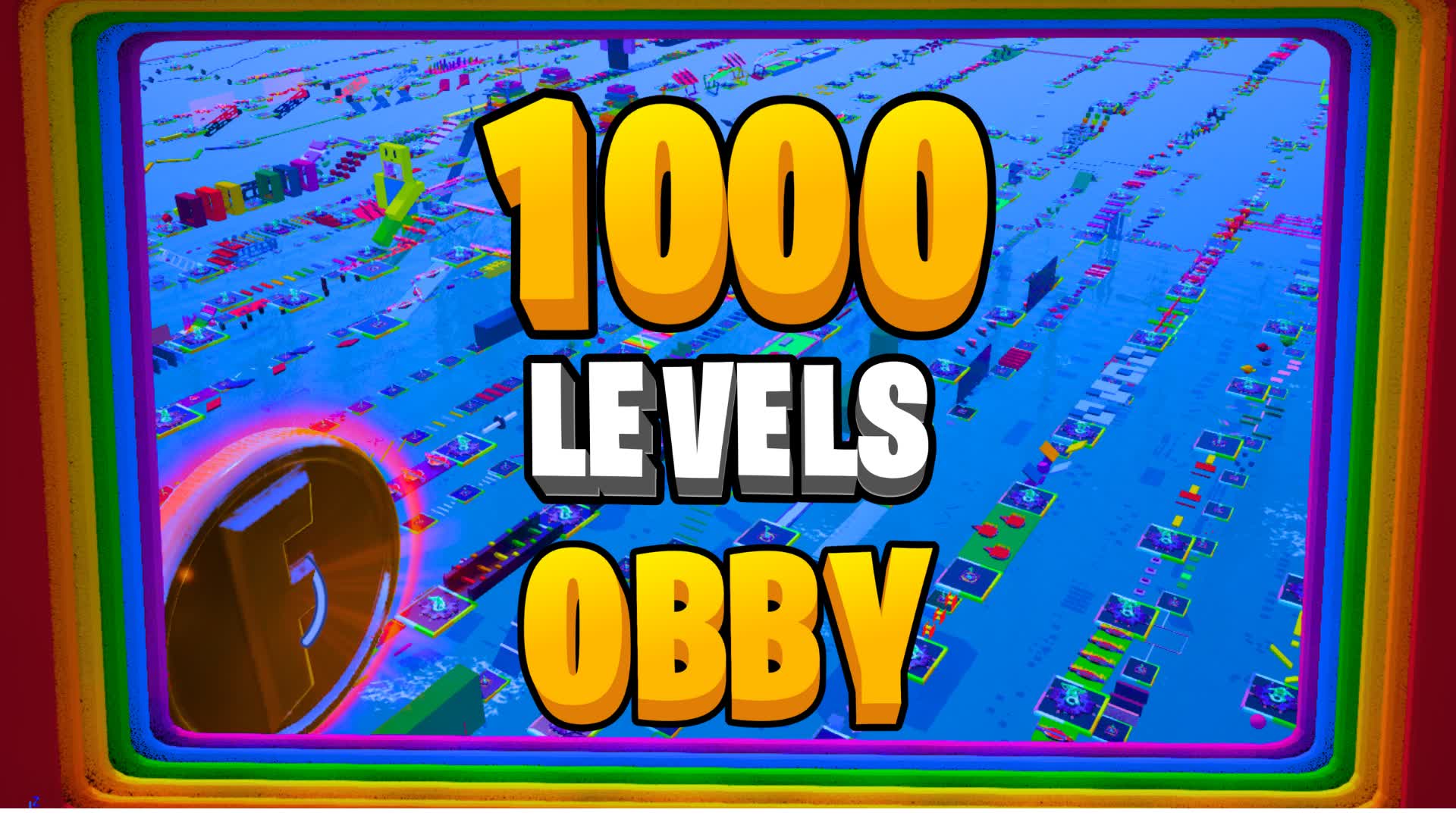 1000 LEVEL OBBY PARKOUR 🌟 5915-9536-1670 من ابتكار hanck - Fortnite